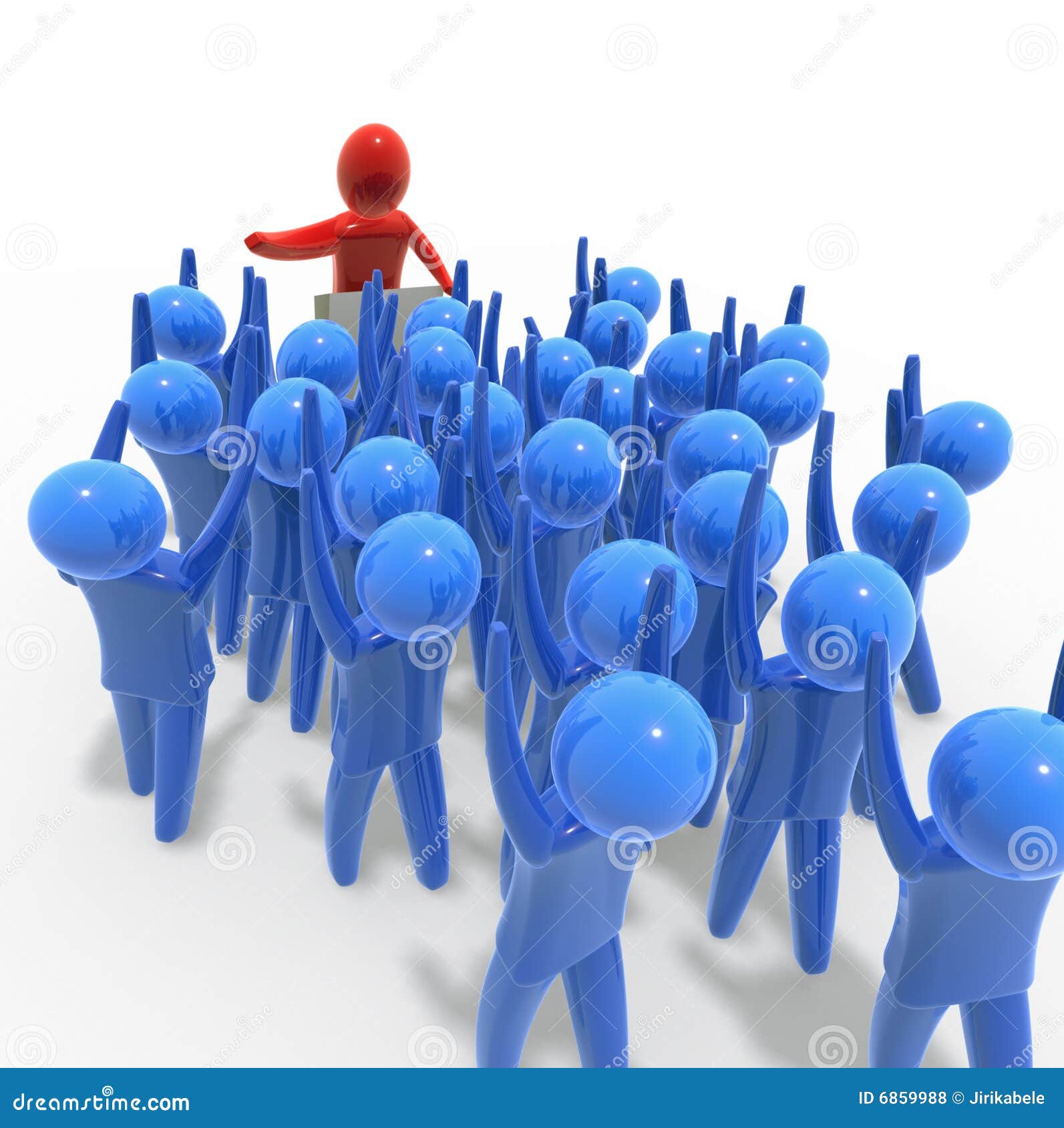 Toespraak stock illustratie. Illustration of zaken, ceremonie - 6859988