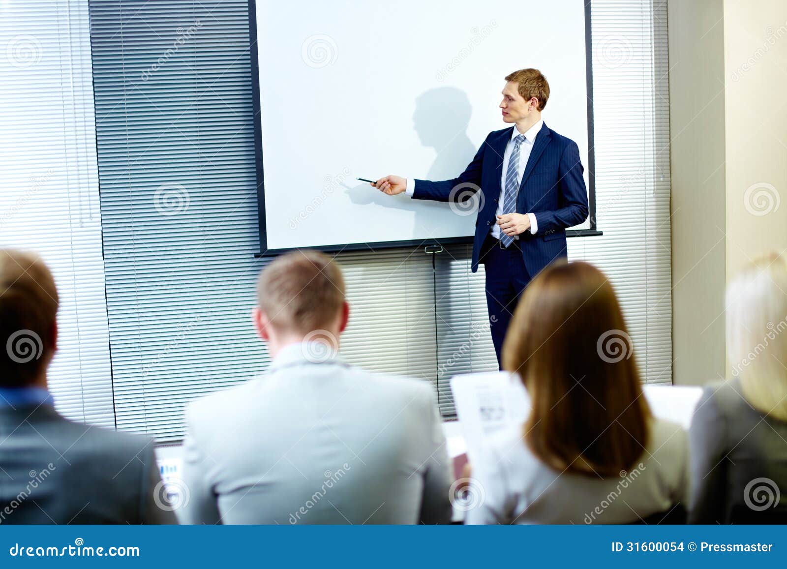 Toespraak op conferentie stock foto. Image of mannetje - 31600054