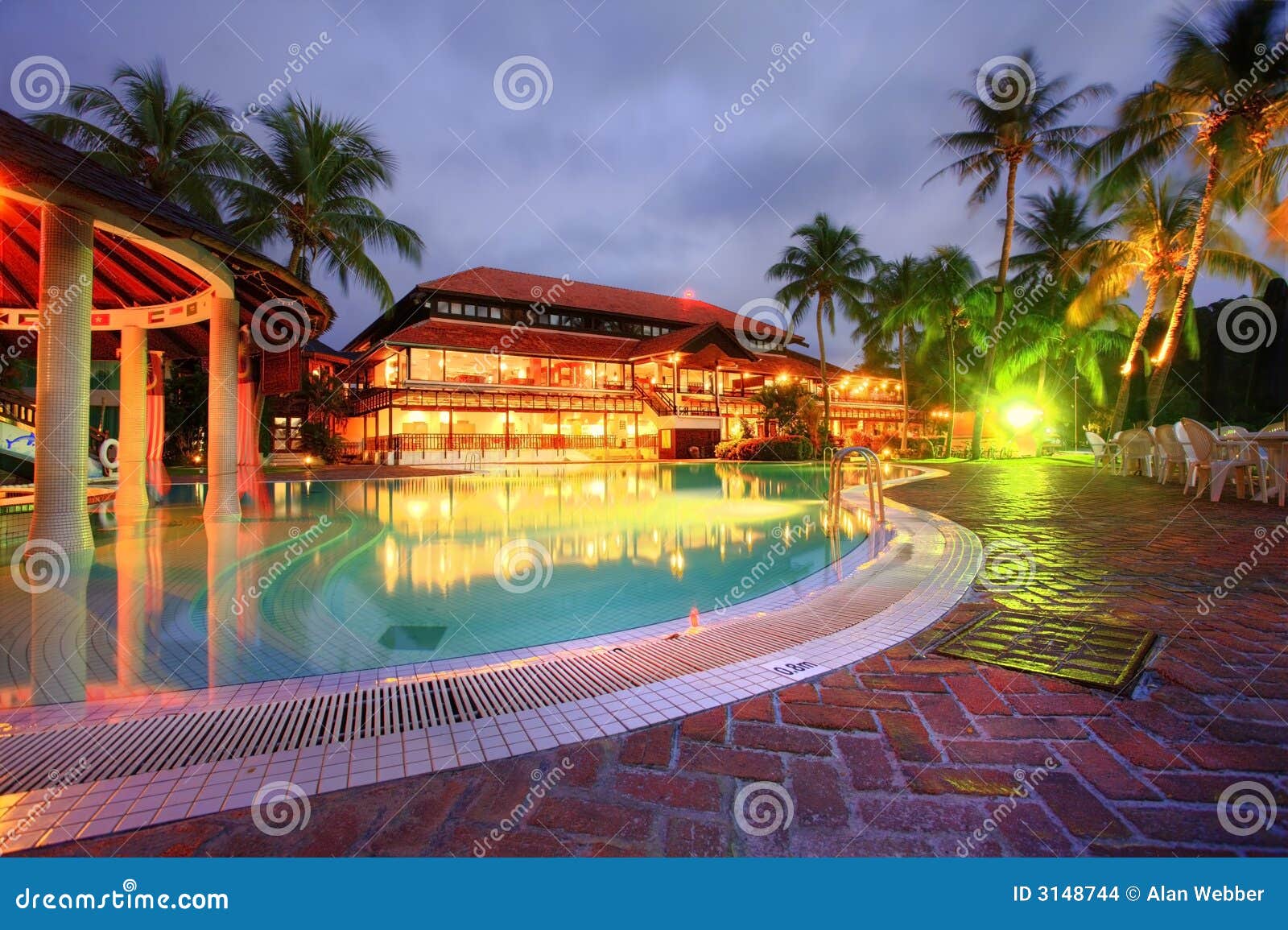 Toevlucht stock foto. Image of staaf, hemel, lichten, tropisch - 3148744