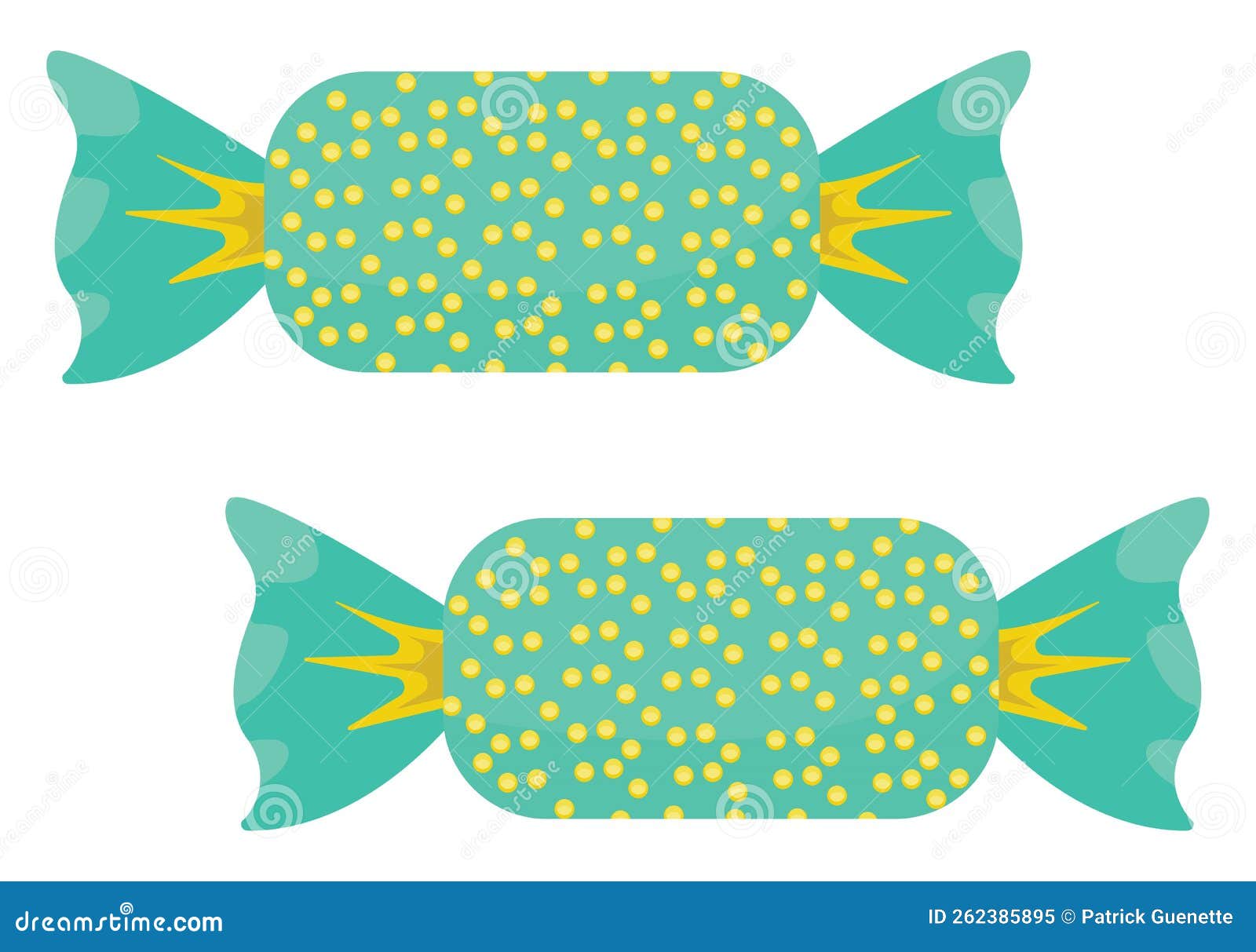 Toffe candy, icon stock vector. Illustration of design - 262385895