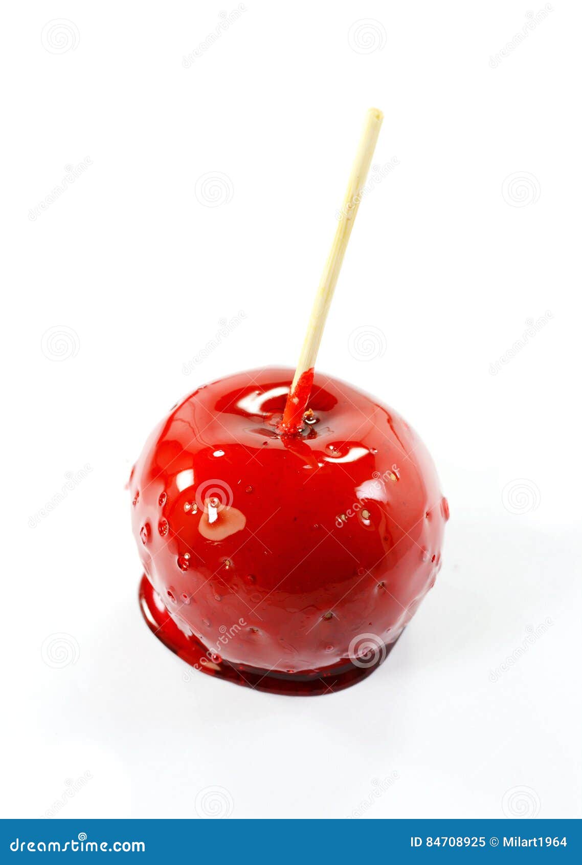 Toffee apple. stock image. Image of life, background - 84708925