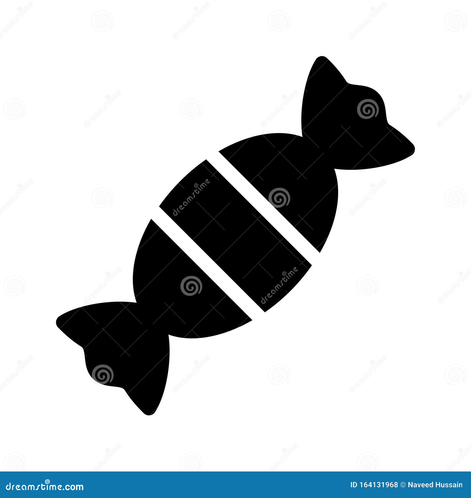 Toffee Vector Glyph Flat Icon Stock Vector - Illustration of graphic ...