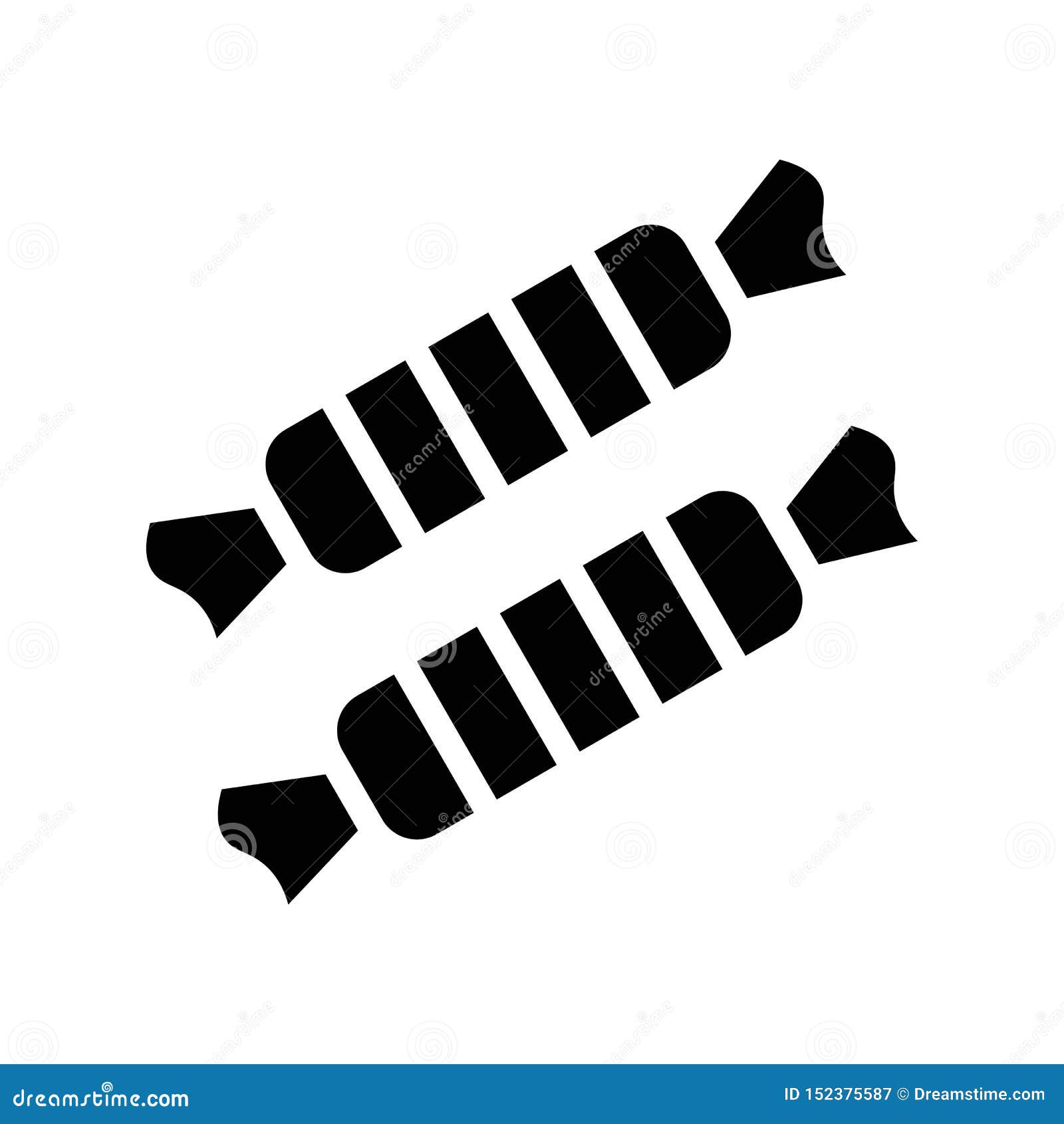 Toffee Vector Illustration, Isolated Solid Stye Icon Stock Vector ...