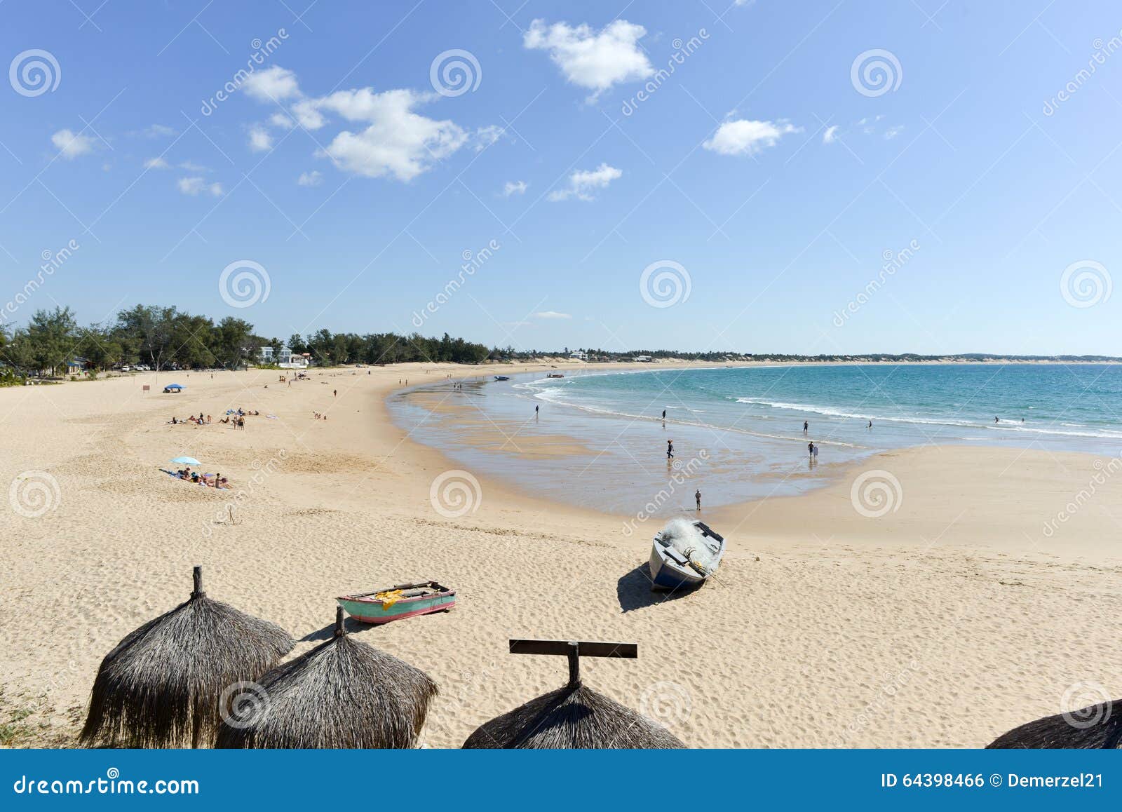 Tofo Beach - Vilankulo, Mozambique Stock Photo - Image of scenic, sandy ...