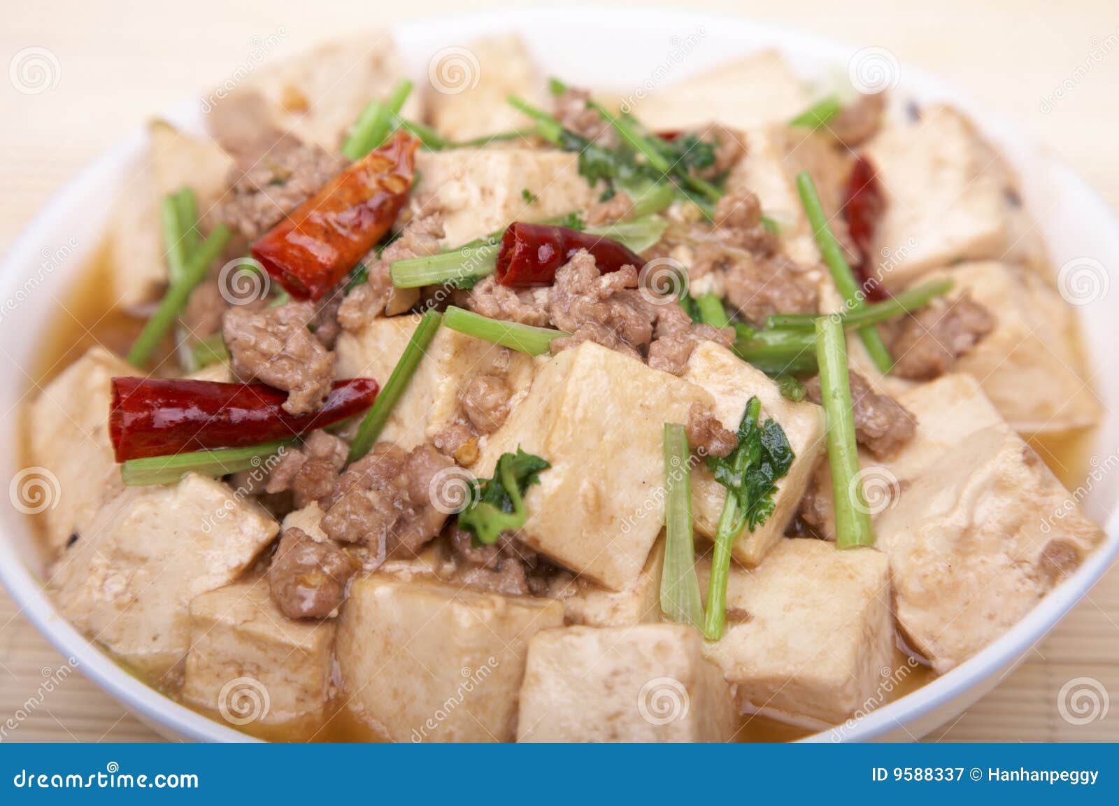 Tofu stock image. Image of china, beancurd, cook, meal - 9588337