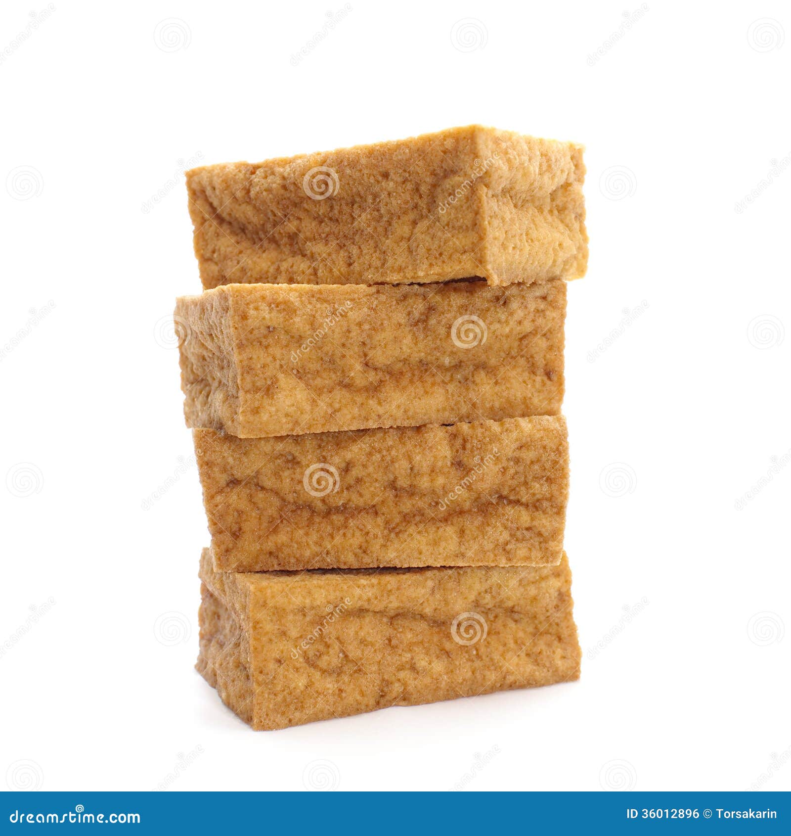 Tofu Blocks Isolated on White Stock Photo - Image of background ...