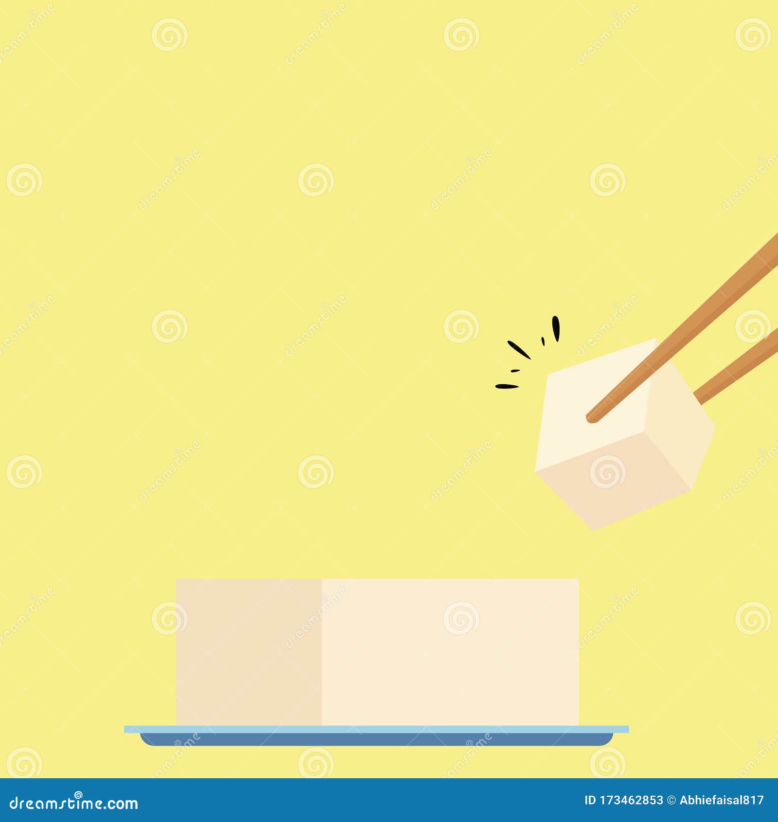 Tofu Cartoon Illustration With Crying Gesture | CartoonDealer.com ...