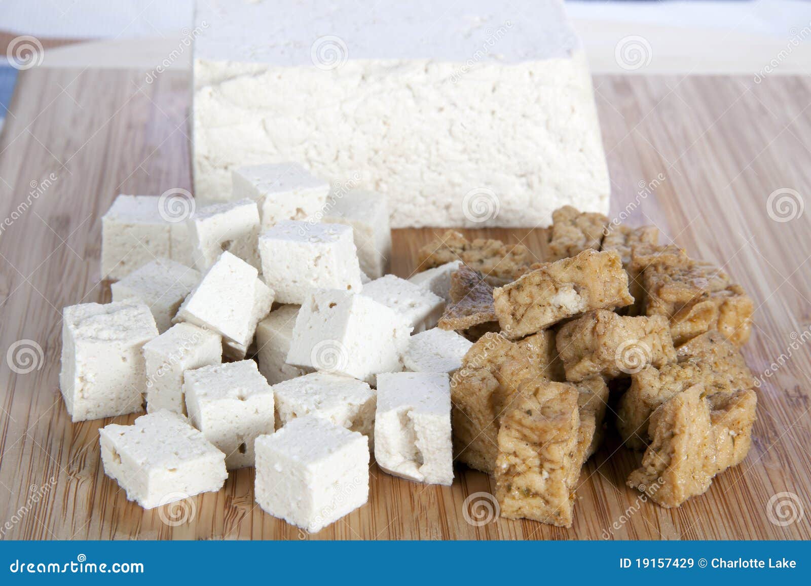 Tofu Cubes stock image. Image of food, healthy, marinated - 19157429