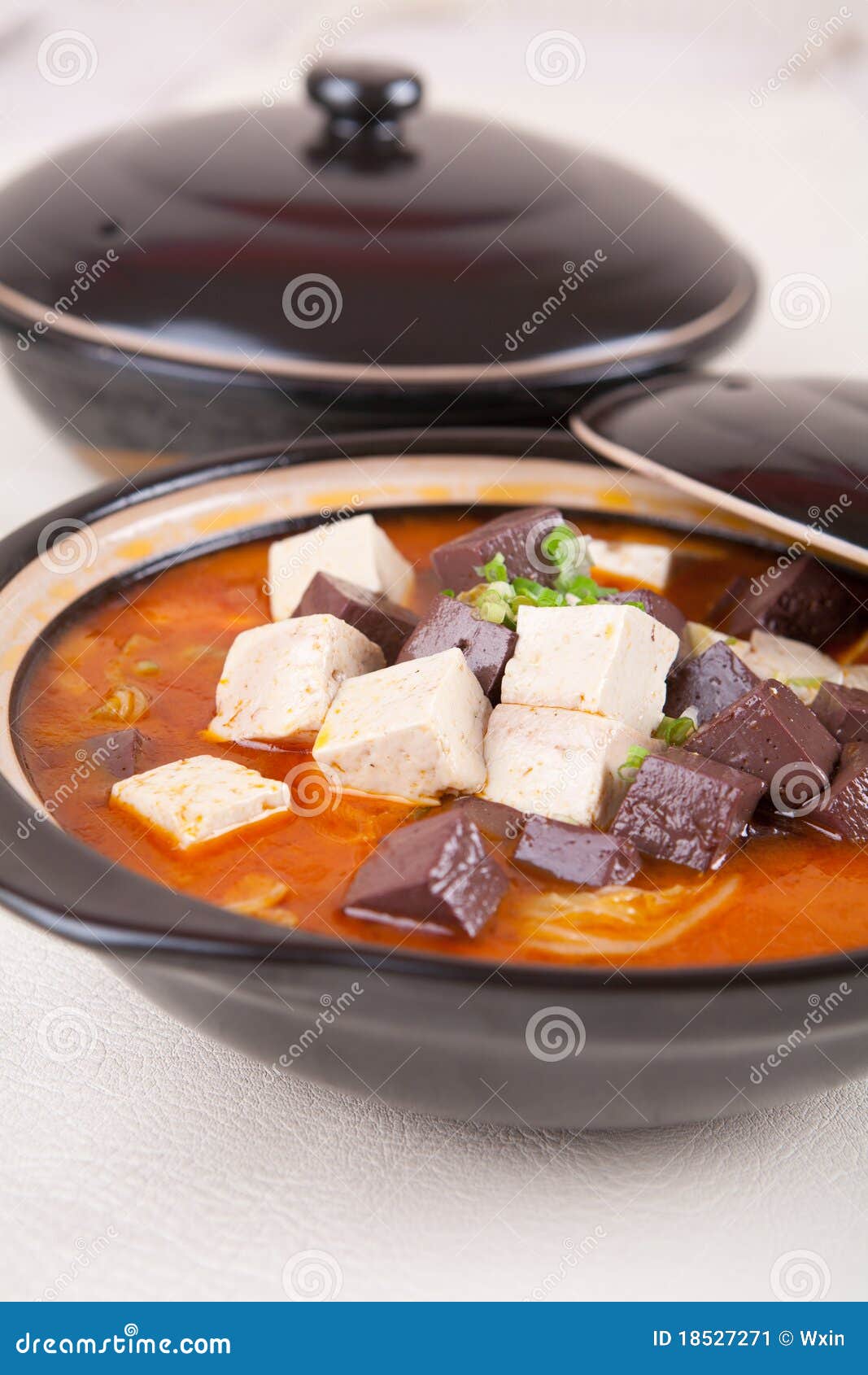 Tofu and duck blood stock image. Image of duck, cuisine - 18527271