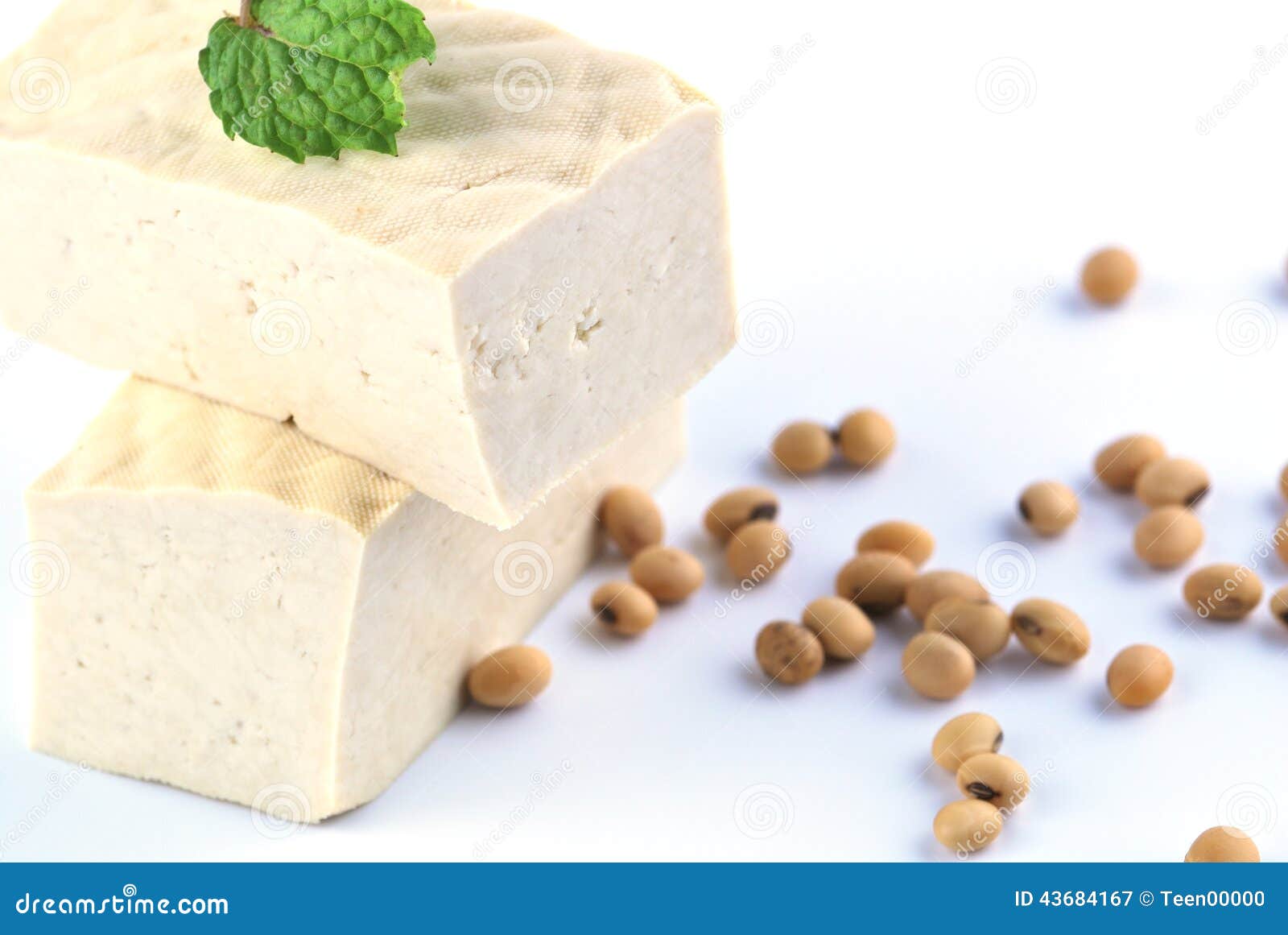 Tofu and soy beans stock image. Image of beans, food - 43684167