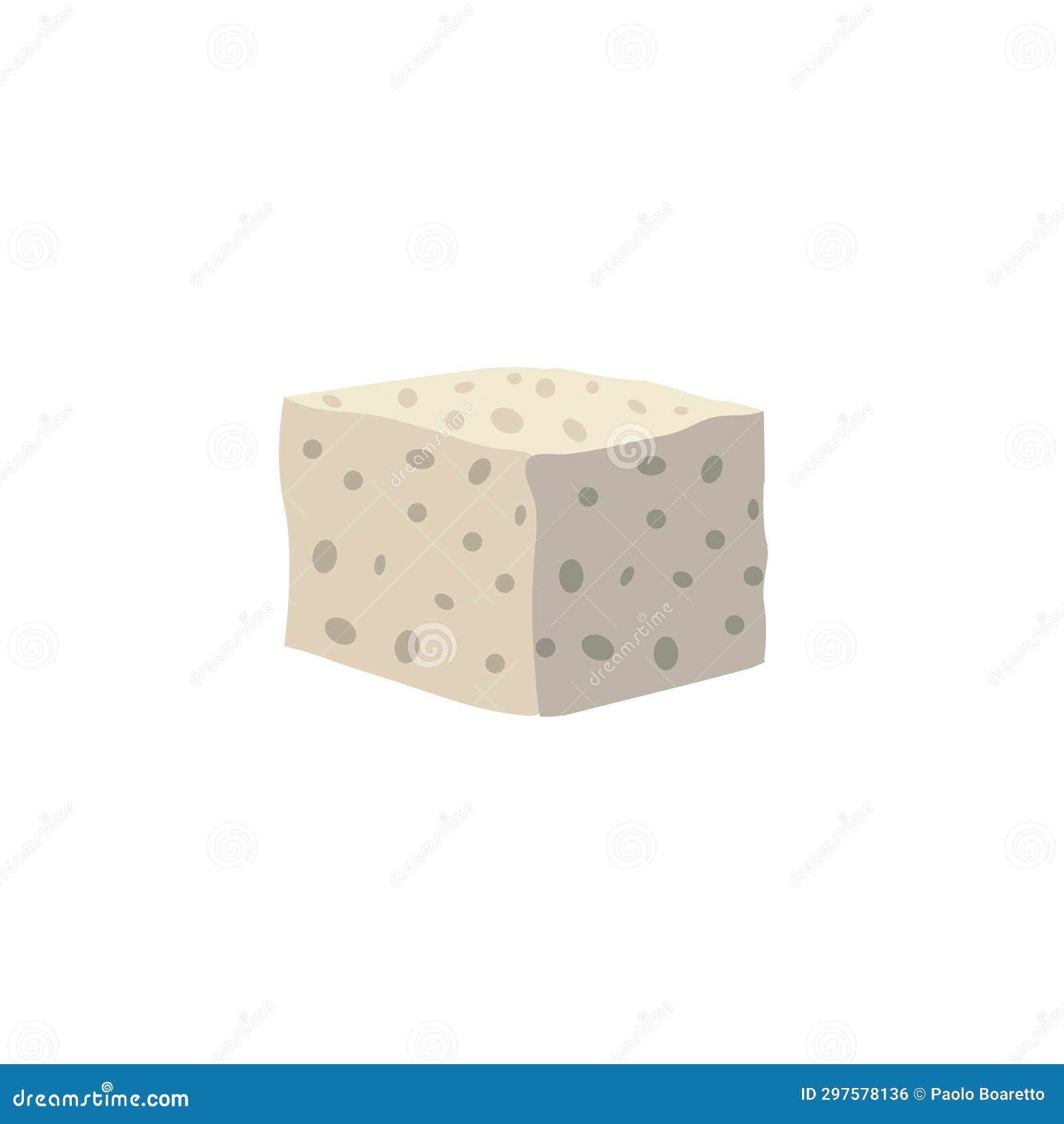 Tofu Vector. Free Space for Text. Wallpaper Stock Illustration ...