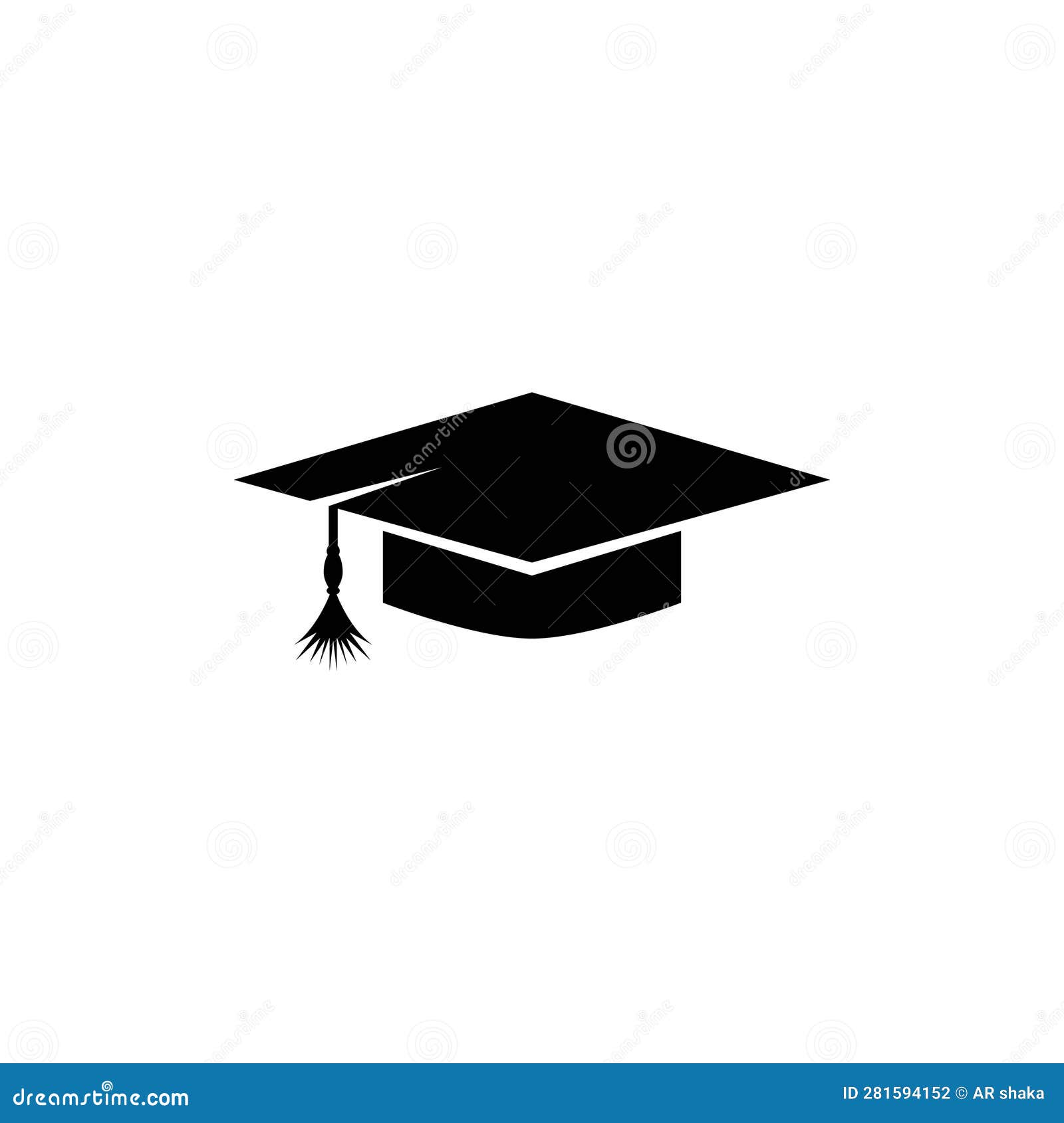 Toga Cap Icon, Vector Illustration Logo Stock Vector - Illustration of ...