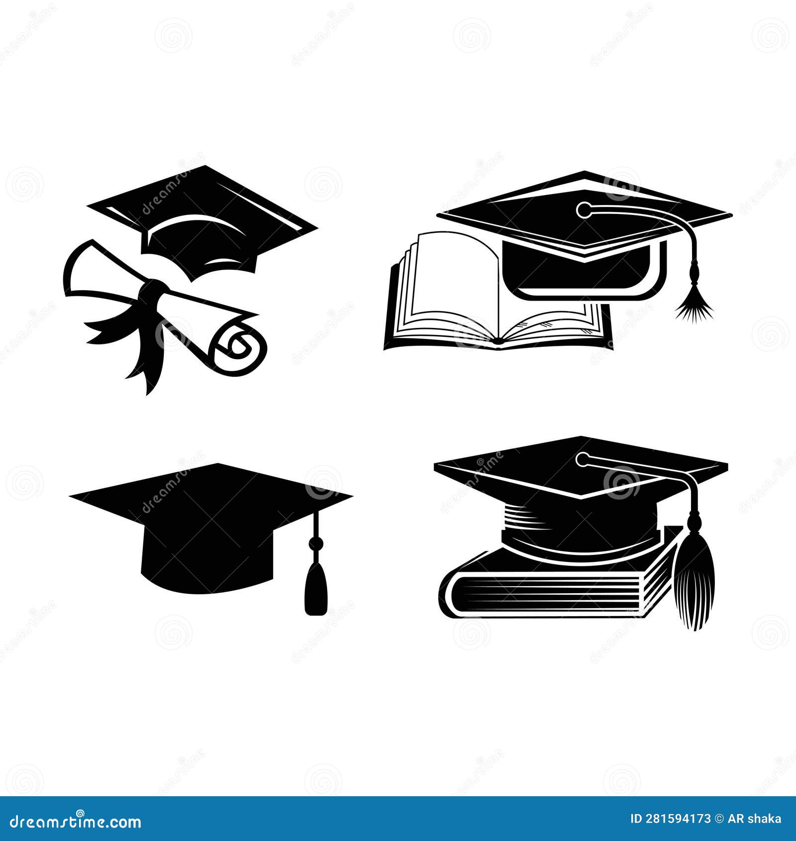 Toga Cap Icon, Vector Illustration Logo Stock Vector - Illustration of ...