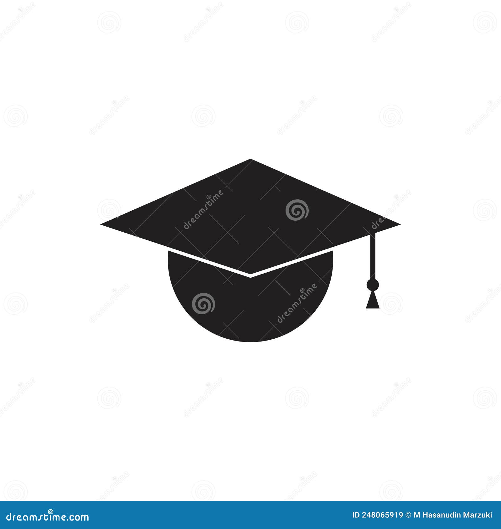 Toga cap logo stock vector. Illustration of design, identity - 248065919