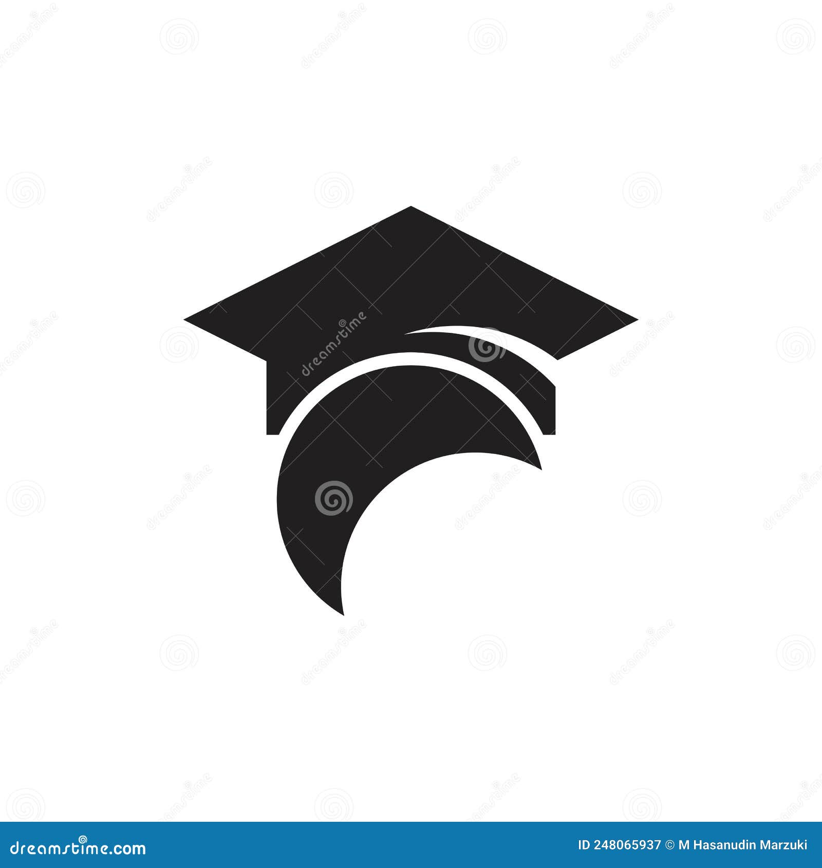 Toga Cap Logo Cartoon Vector | CartoonDealer.com #248065937
