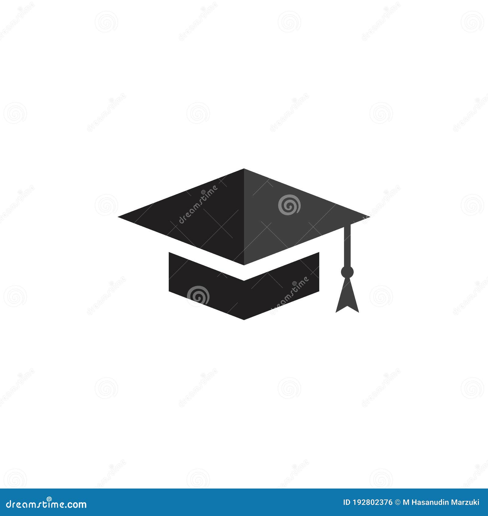 Toga cap logo stock vector. Illustration of logo, identity - 192802376