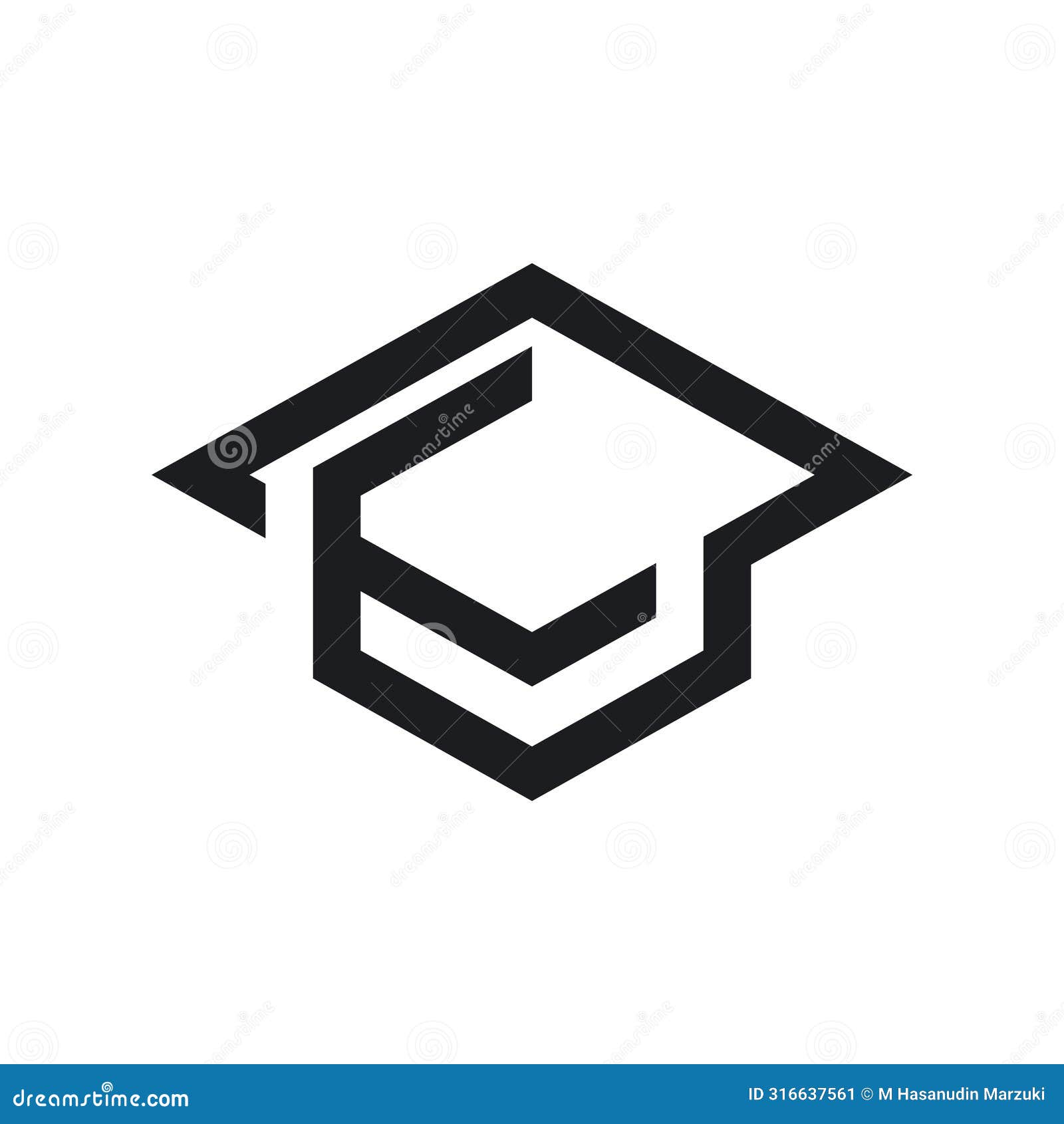 Toga education logo stock illustration. Illustration of idea - 316637561