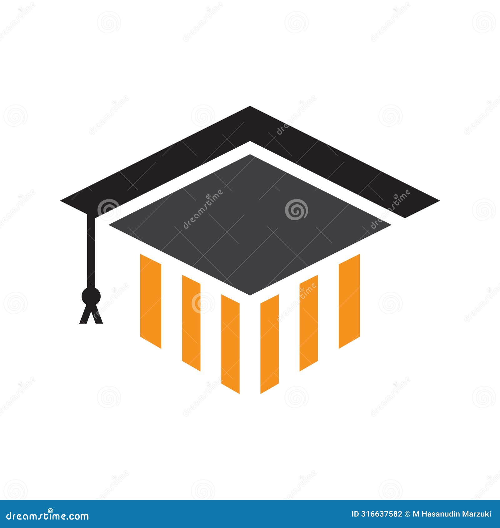 Toga education logo stock illustration. Illustration of graduate ...