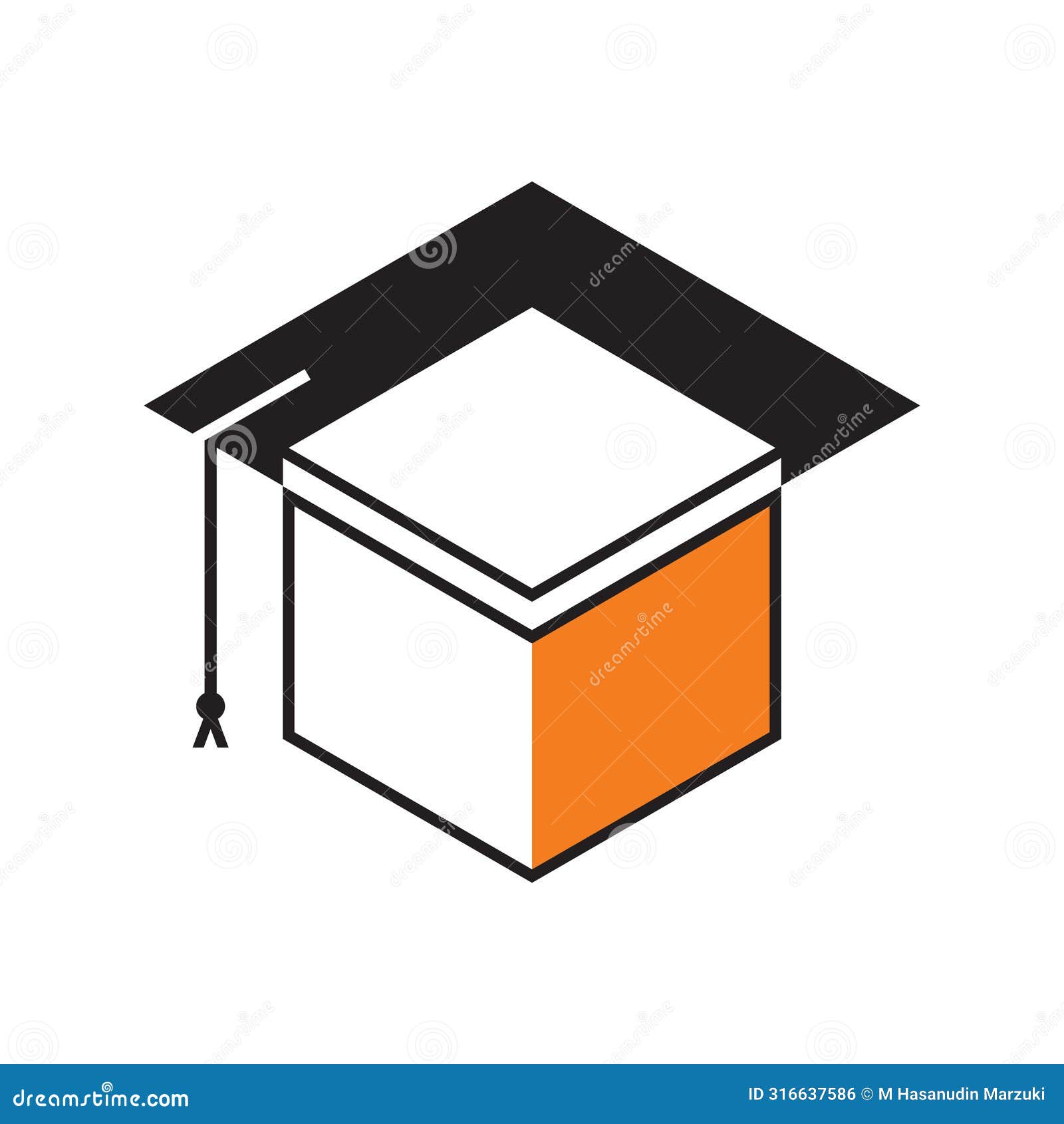 Toga Cap Education Logo Vector Illustration | CartoonDealer.com #191881478