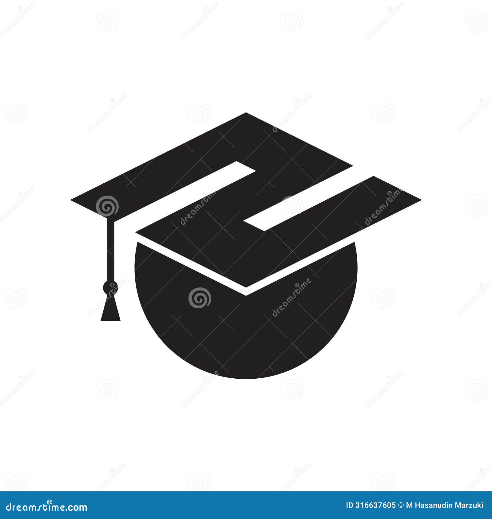 Toga Cap Education Logo Vector Illustration | CartoonDealer.com #191881478
