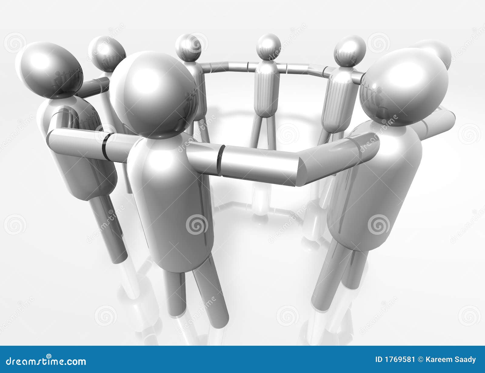 Together stock illustration. Illustration of linked, conceptual - 1769581