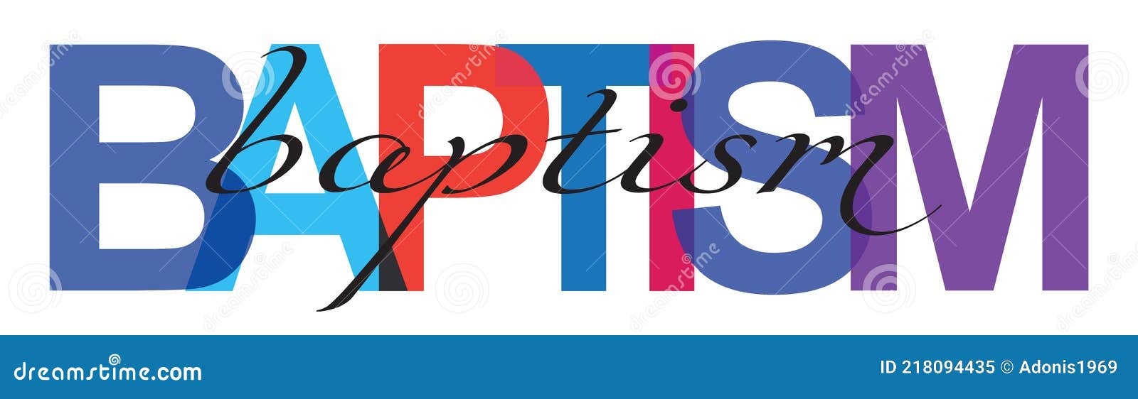 Baptism Salvation Cross Holy Water Pool Illustration Stock Photography ...