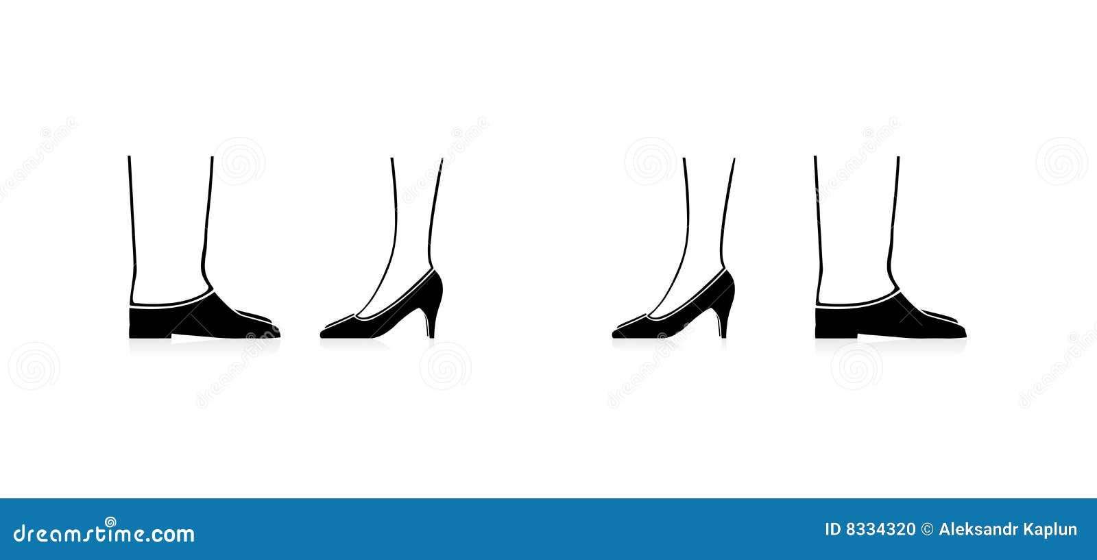 Together and apart stock vector. Illustration of discussion - 8334320