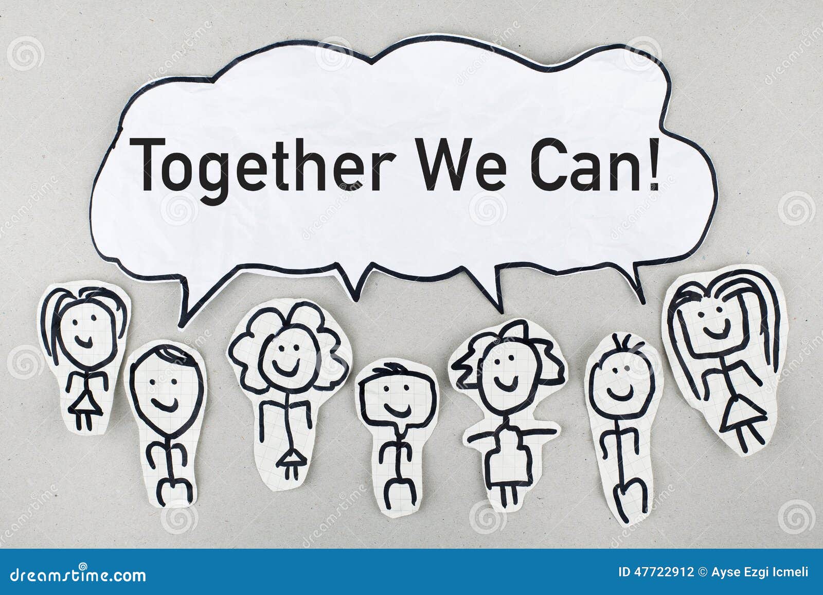 Together we Can stock photo. Image of support, cooperate - 47722912