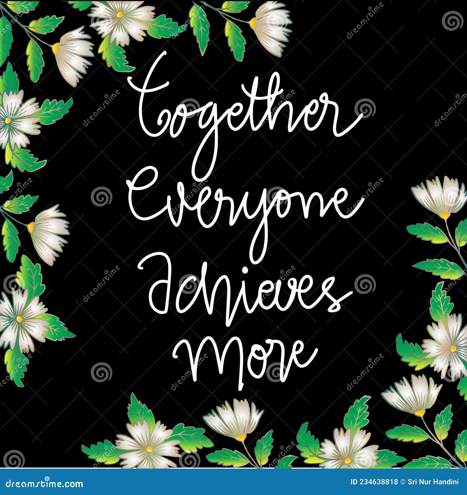 Together Everyone Achieves More. Stock Vector - Illustration of icon ... Together Everyone Achieves More. Stock Vector - Illustration of icon ...