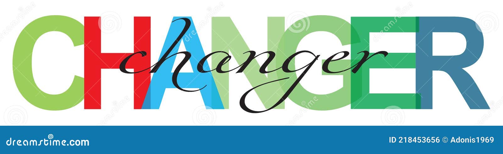 Changer letters stock illustration. Illustration of message - 218453656