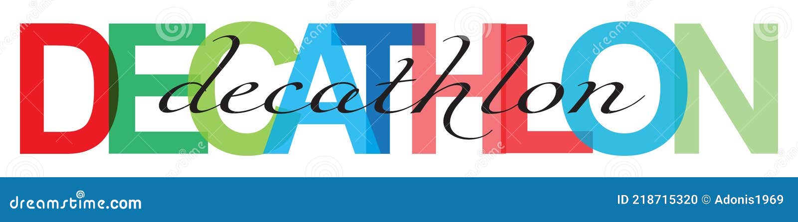 Decathlon Letters Stock Illustrations – 2 Decathlon Letters Stock ...