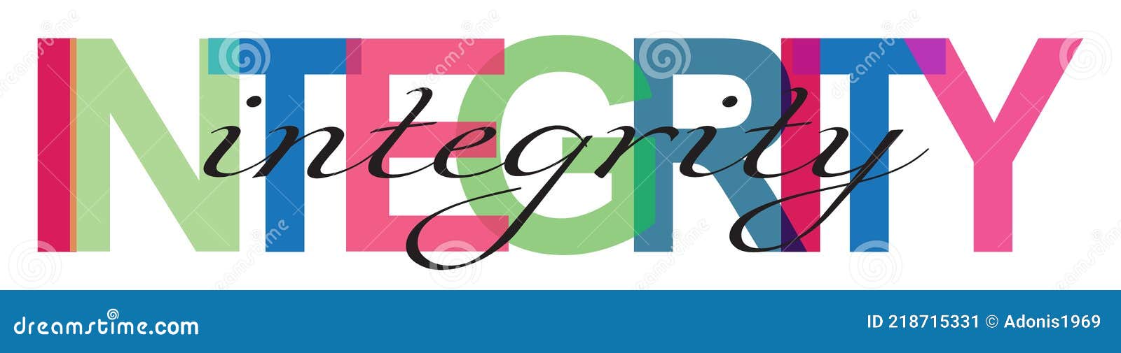 Integrity Letters Stock Photography | CartoonDealer.com #218082206