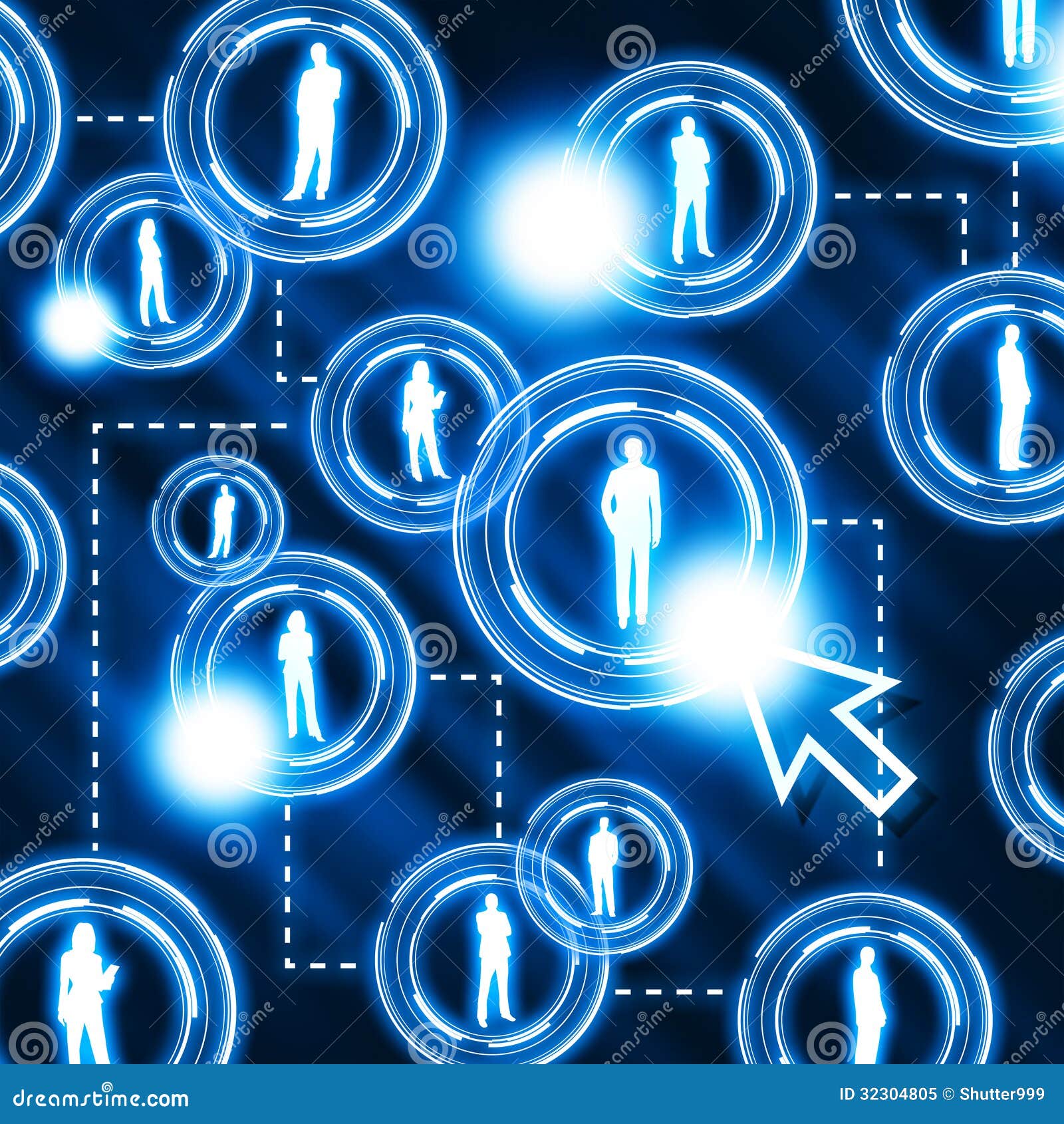 Together with Social Network Stock Illustration - Illustration of ...