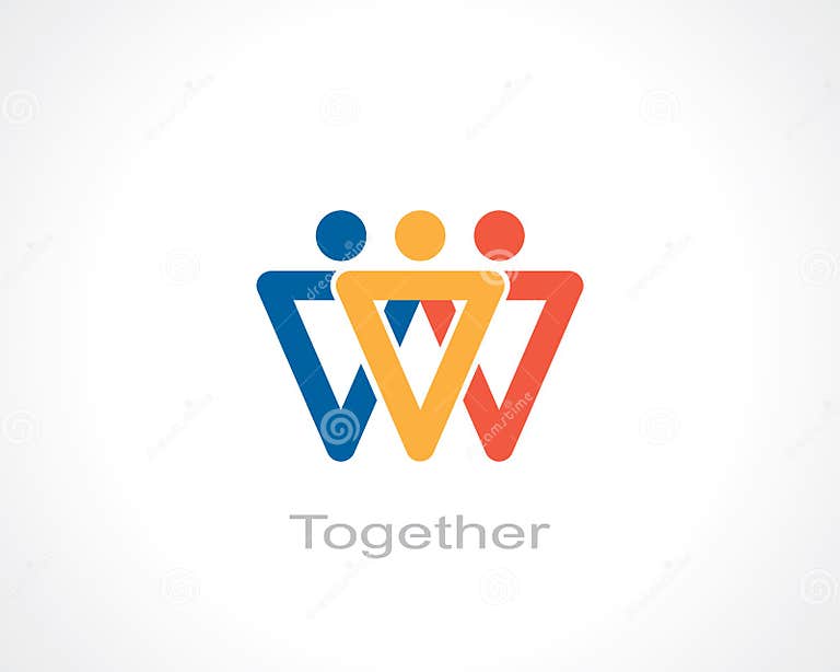 Together stock vector. Illustration of concept, cooperation - 45839396