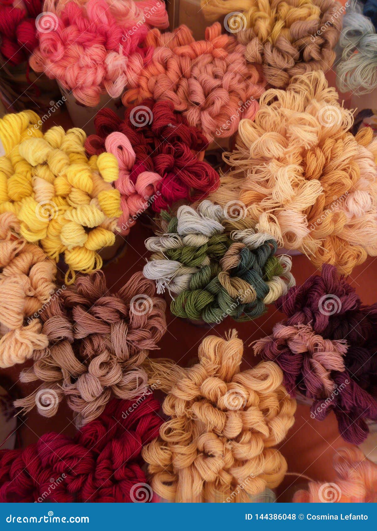 Together Wool of Various Colors Stock Photo - Image of color, asian ...