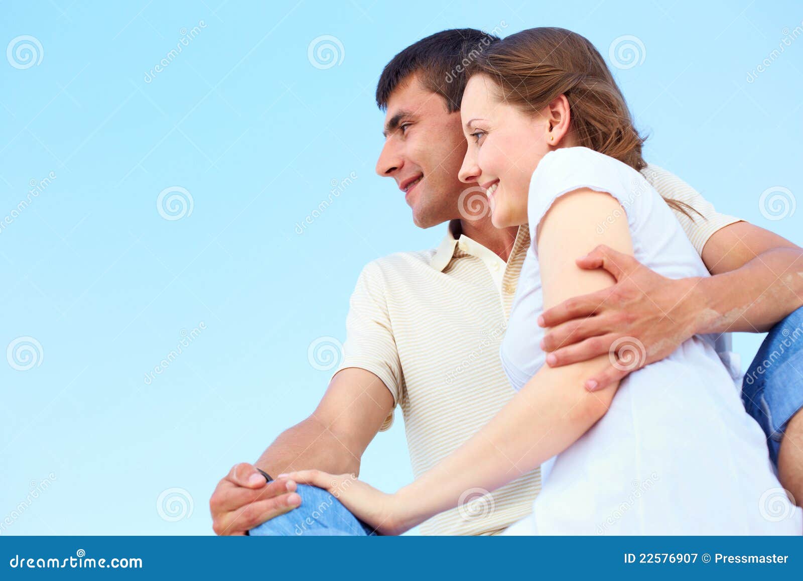 Togetherness stock image. Image of couple, profile, bonding - 22576907