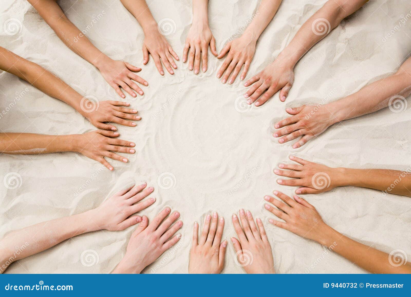 Togetherness stock photo. Image of personal, form, palm - 9440732