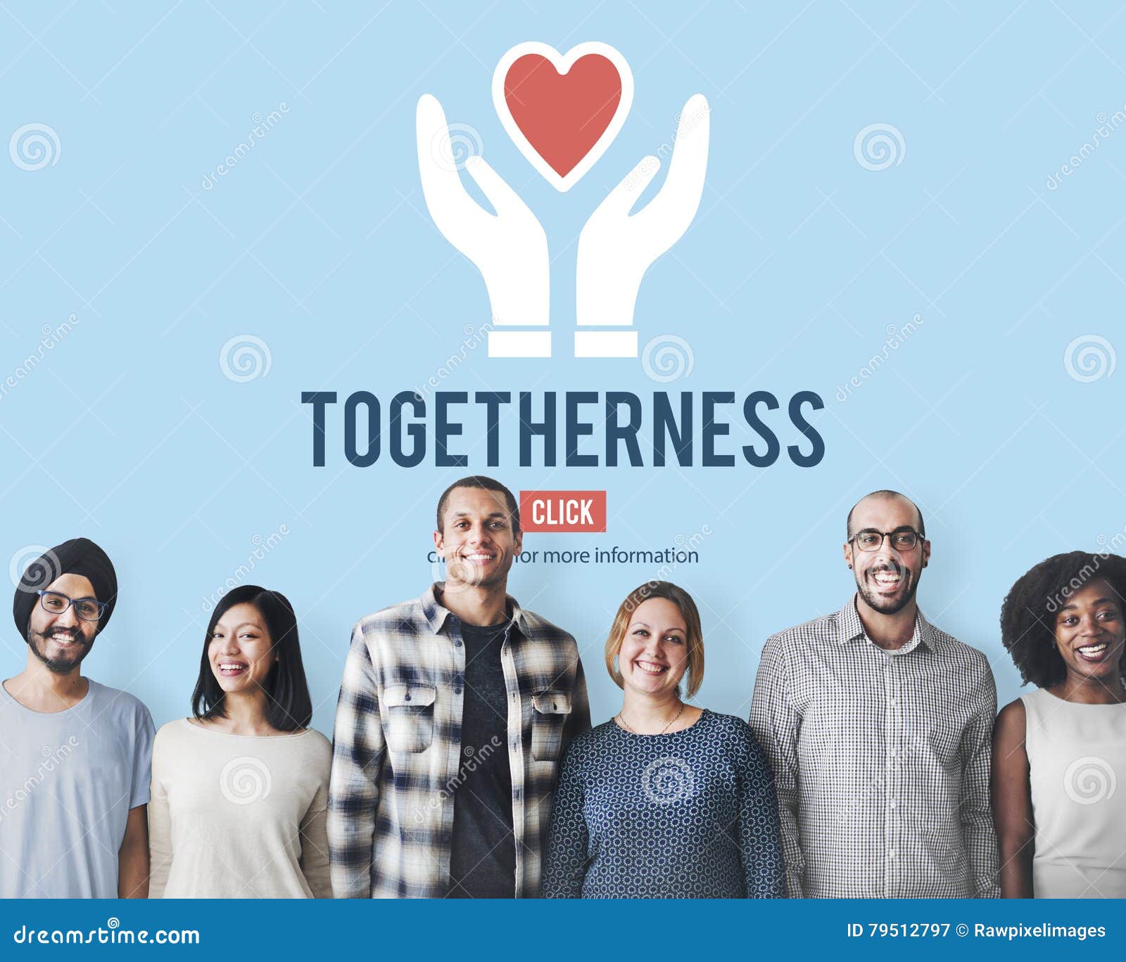 Togetherness Unity Design Icon Heart Concept Stock Image - Image of ...
