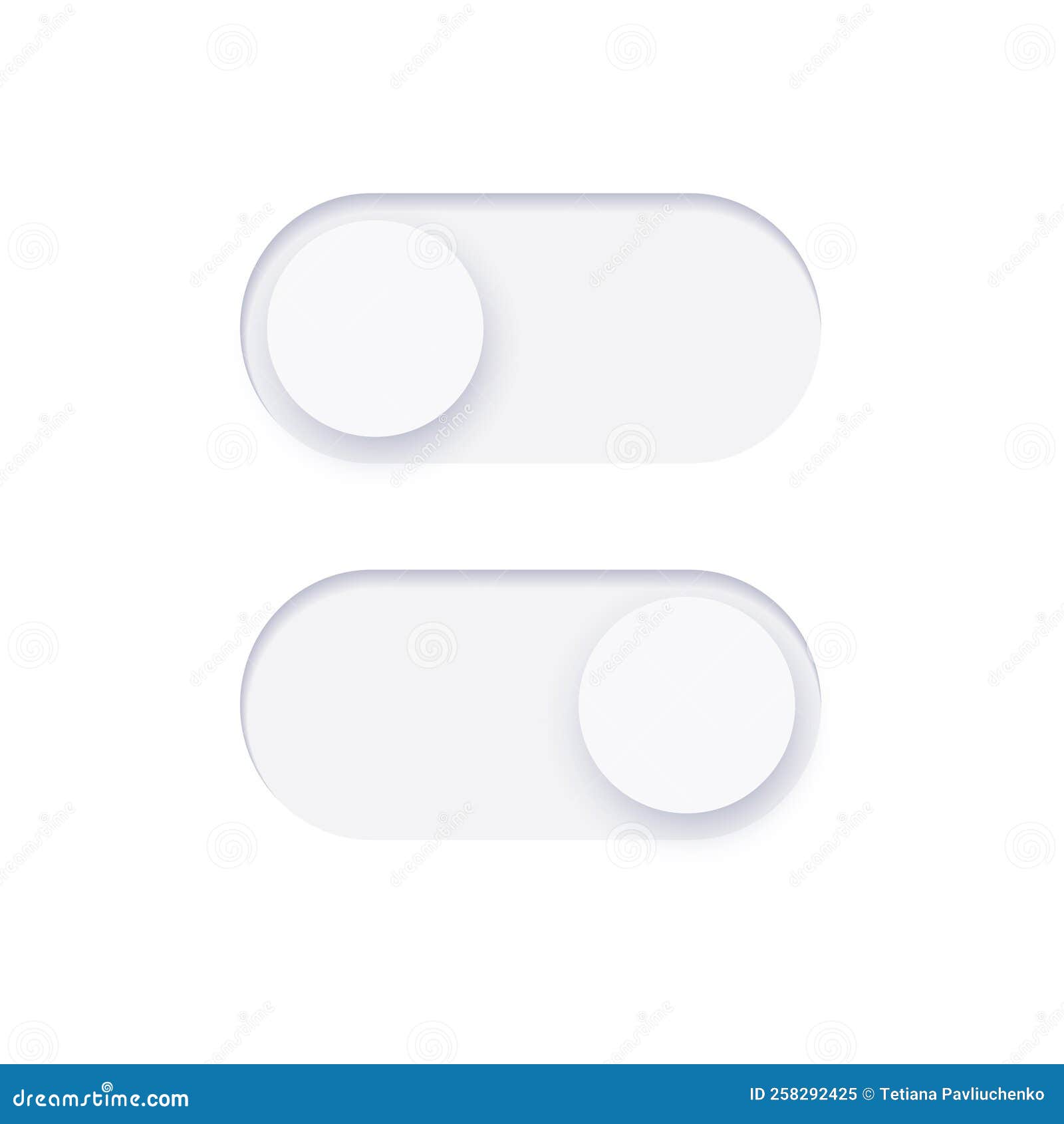 Toggle Button Icon Stock Vector Illustration Of Turn 258292425