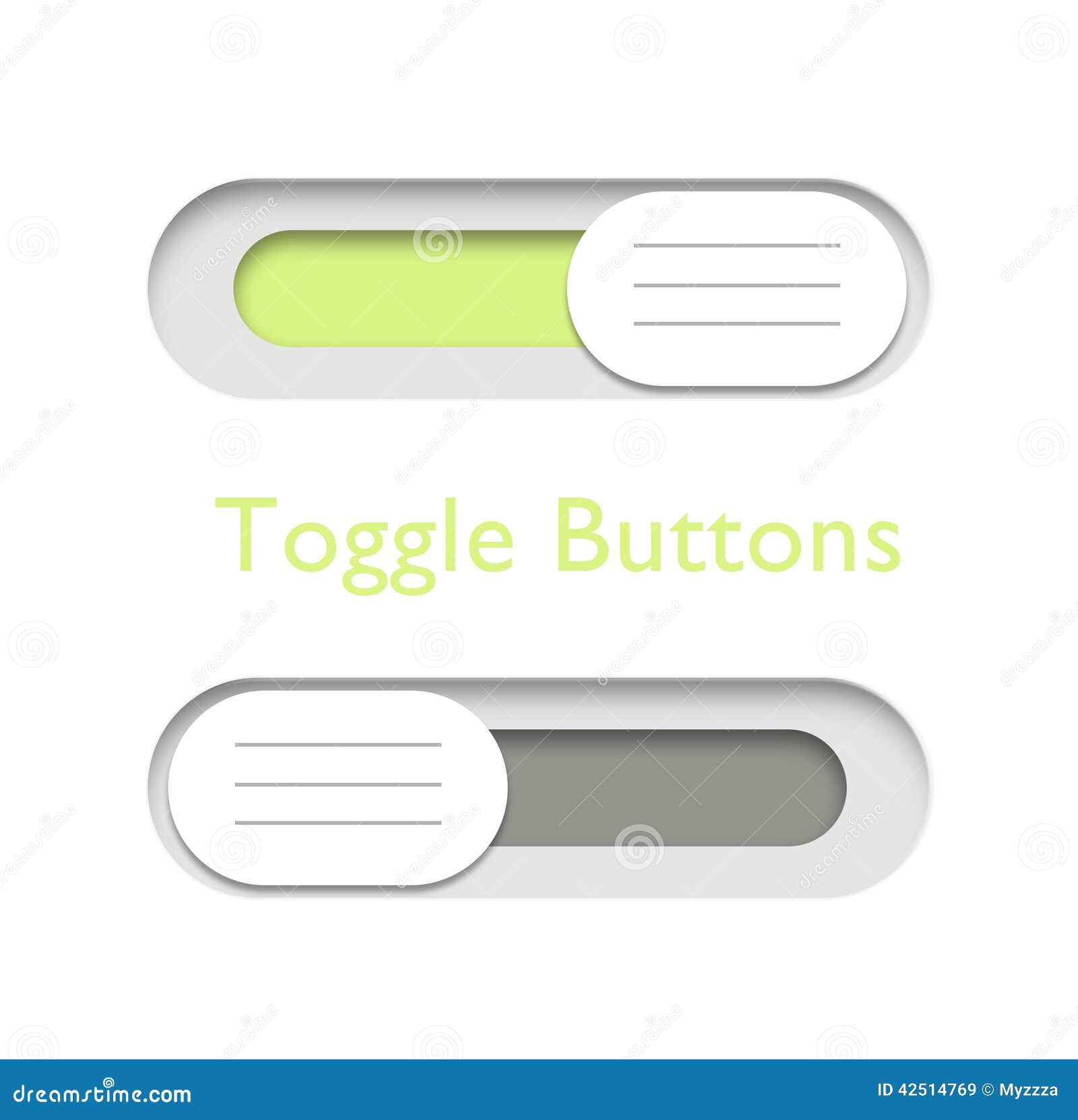 Toggle buttons stock image. Illustration of equipment - 42514769