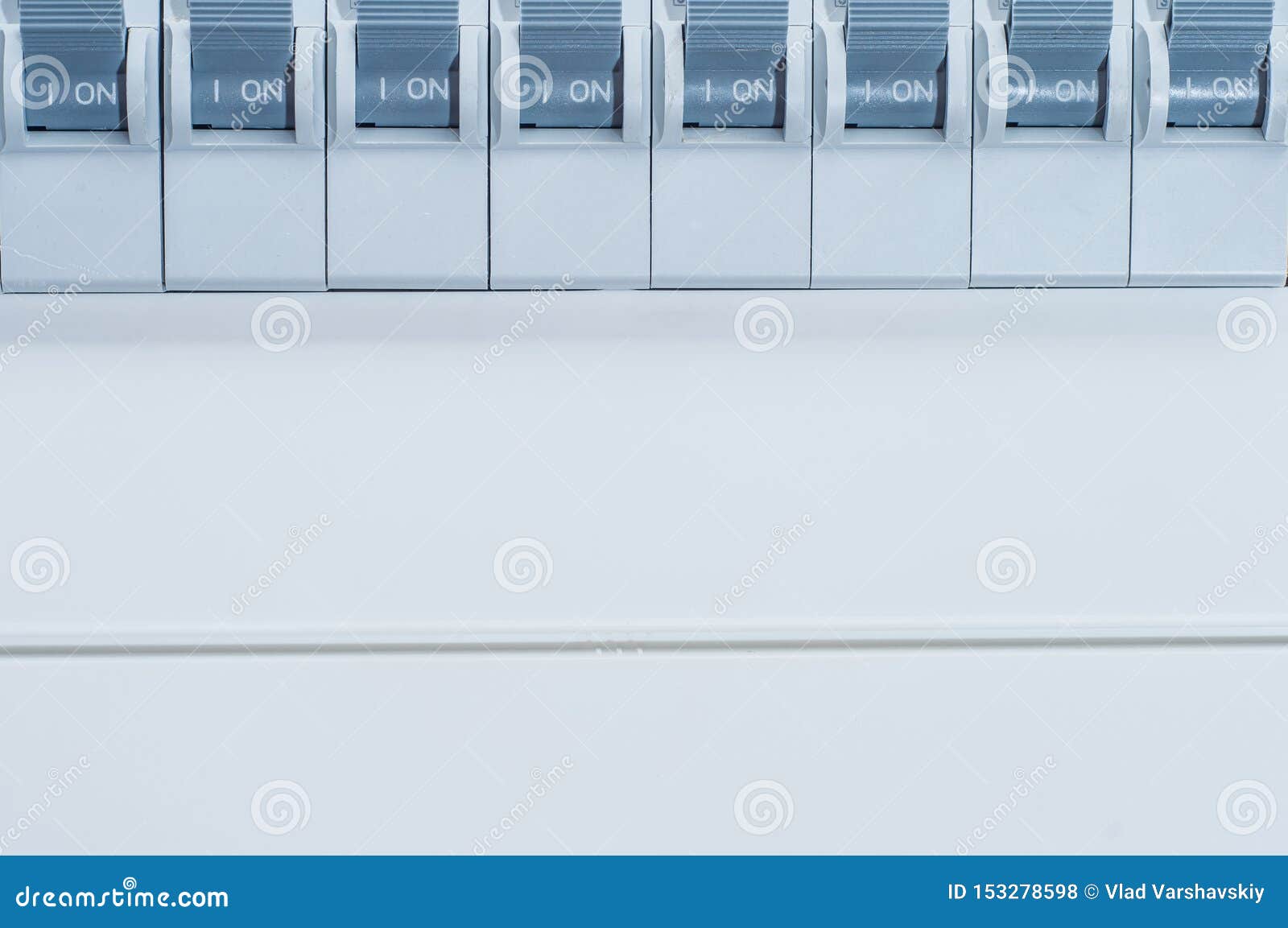 Toggle Electronic Switch on Position Close-up Stock Photo - Image of ...