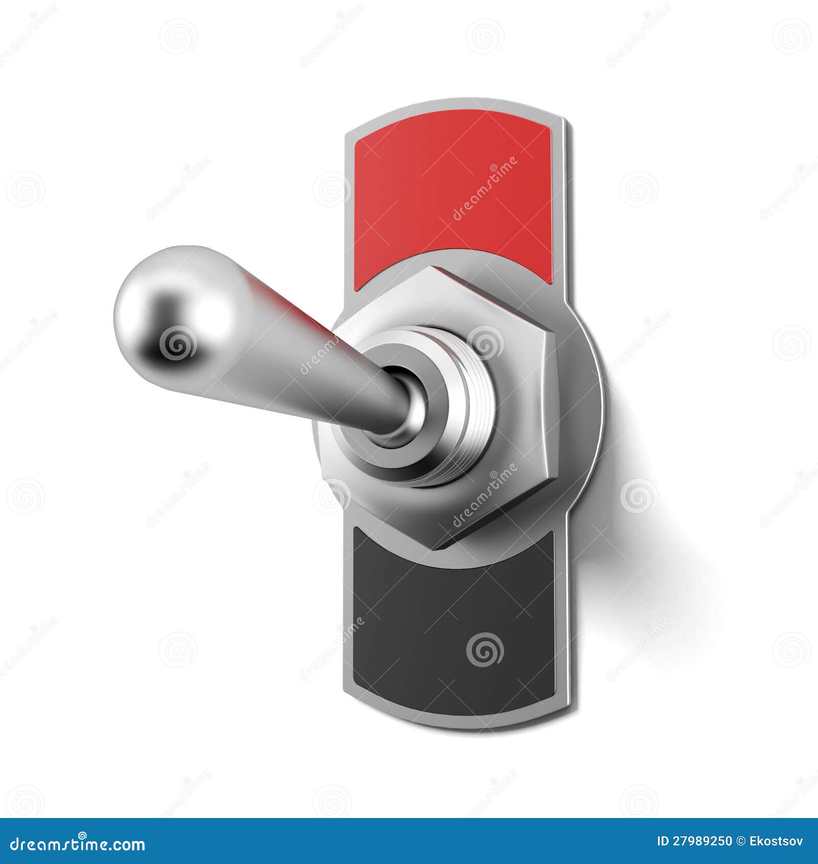 On Off Toggle Switch Buttons - Vector Illustration - Isolated On ...