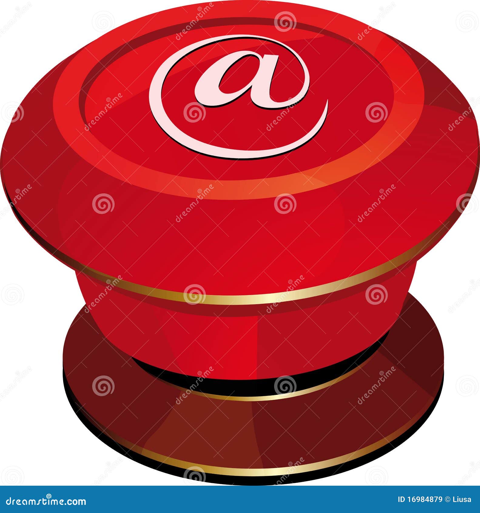 Toggle-switch red Internet stock vector. Illustration of internet ...