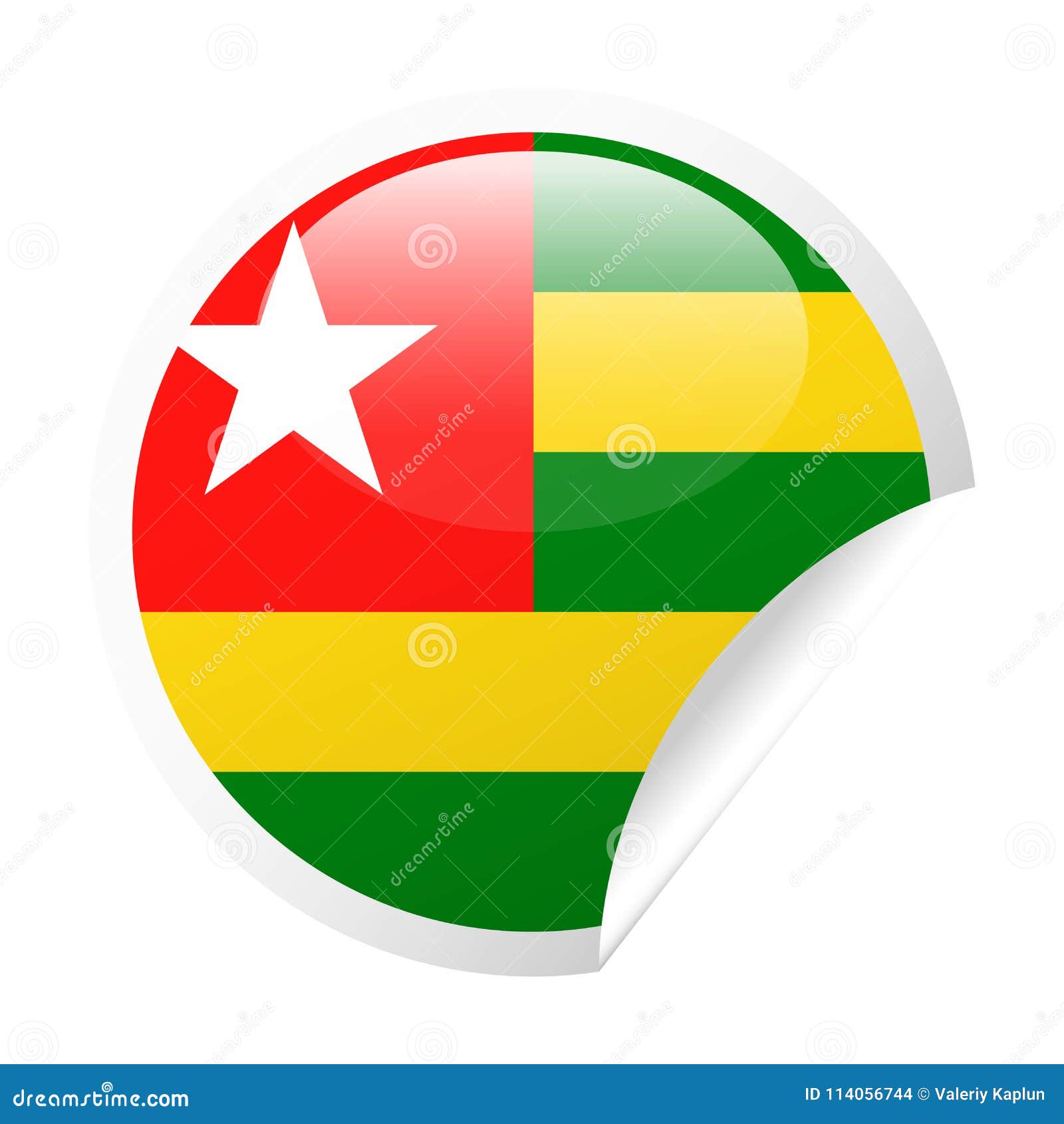 Togo Flag Vector Round Corner Paper Icon Stock Illustration ... Togo Flag Vector Round Corner Paper Icon Stock Illustration ...