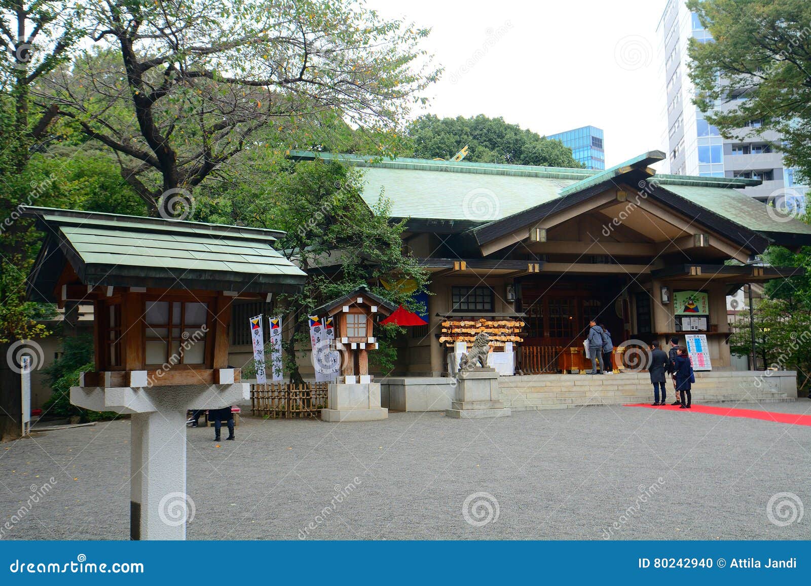Togo Shinto Shrine, Tokyo, Japan Editorial Image - Image of heaven ...