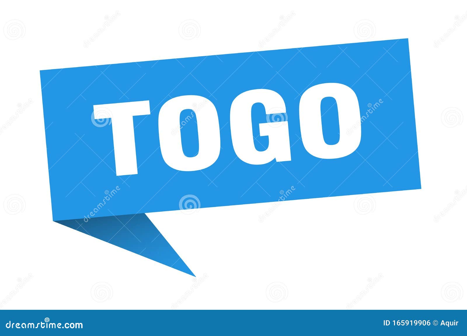 Togo Sticker. Togo Signpost Pointer Sign Stock Vector - Illustration of ...