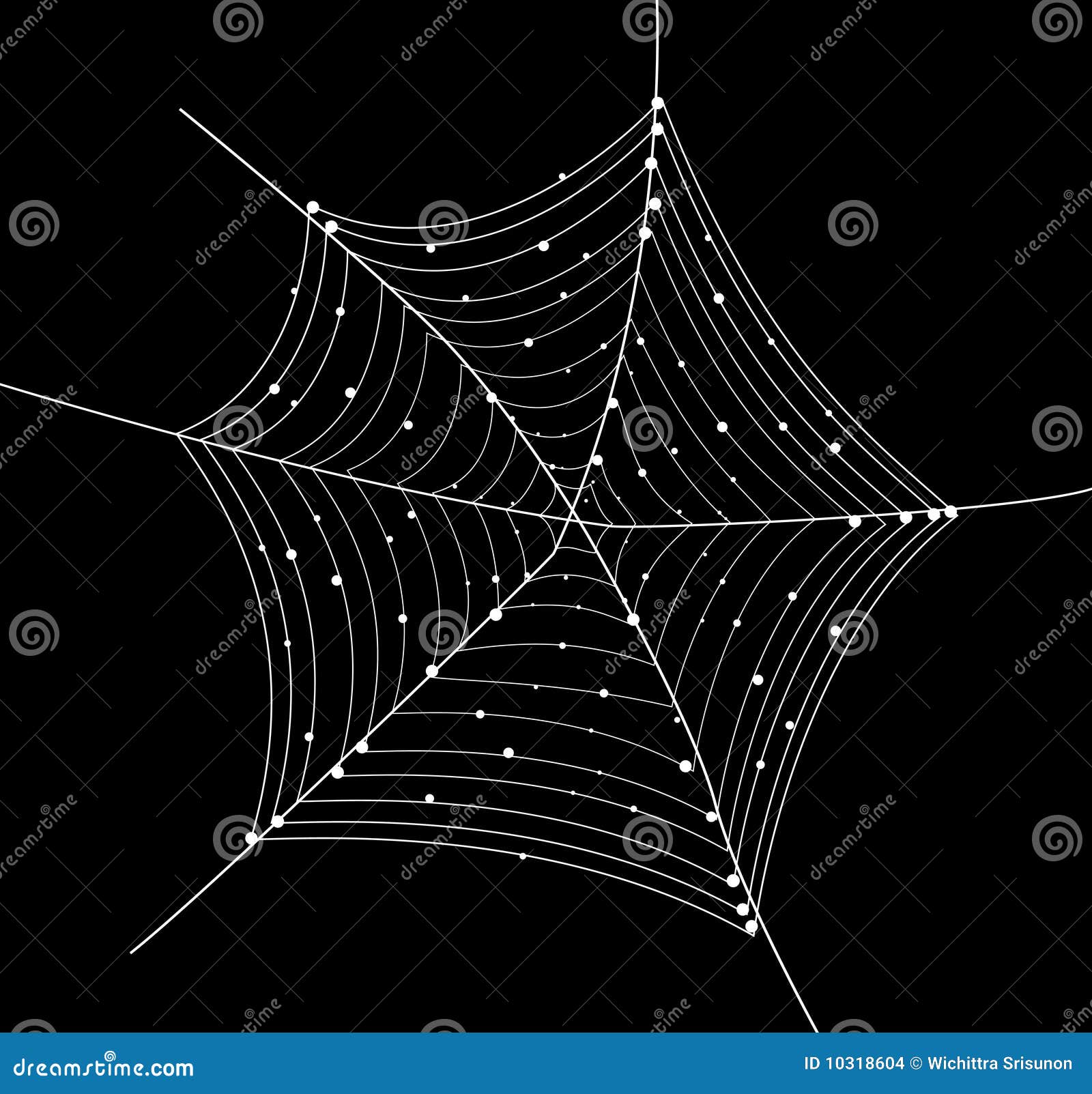 Toile d'araignée illustration stock. Illustration du lines - 10318604