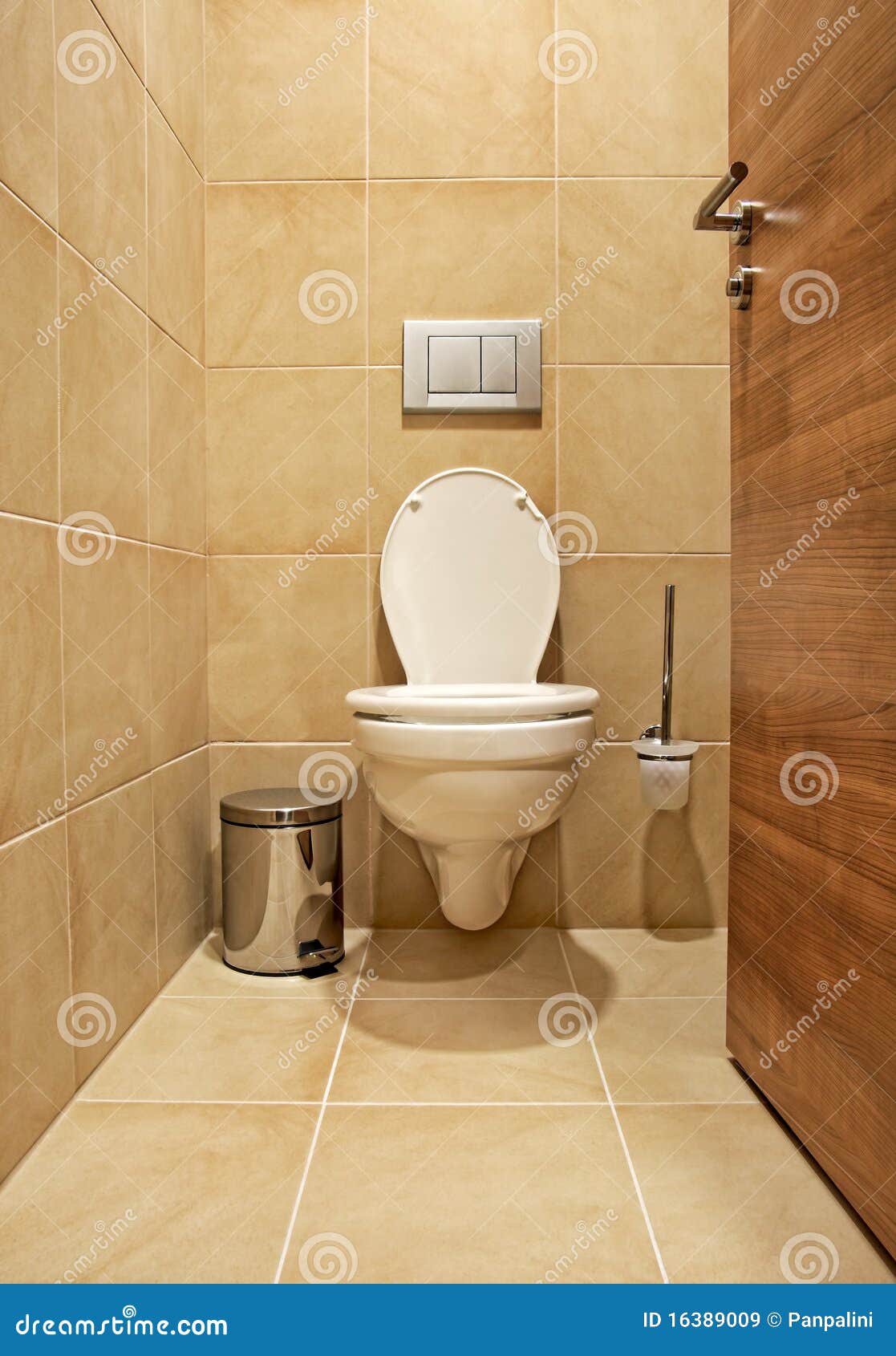 Toilet stock image. Image of public, brush, home, indoors - 16389009