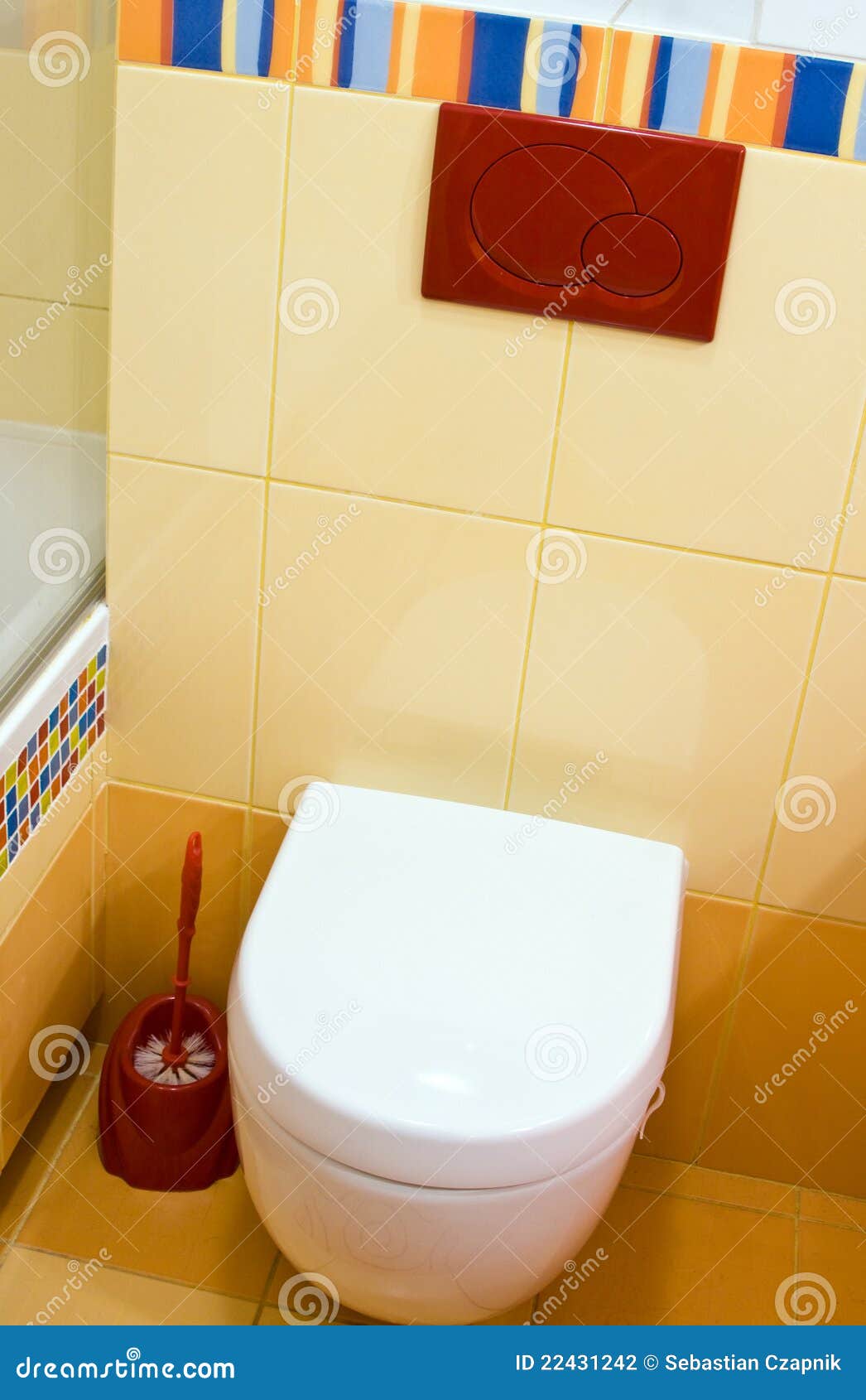 Toilet stock photo. Image of room, detail, generic, bright - 22431242