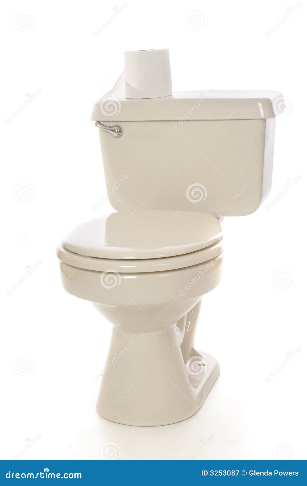 Toilet stock image. Image of flush, seat, white, paper - 3253087